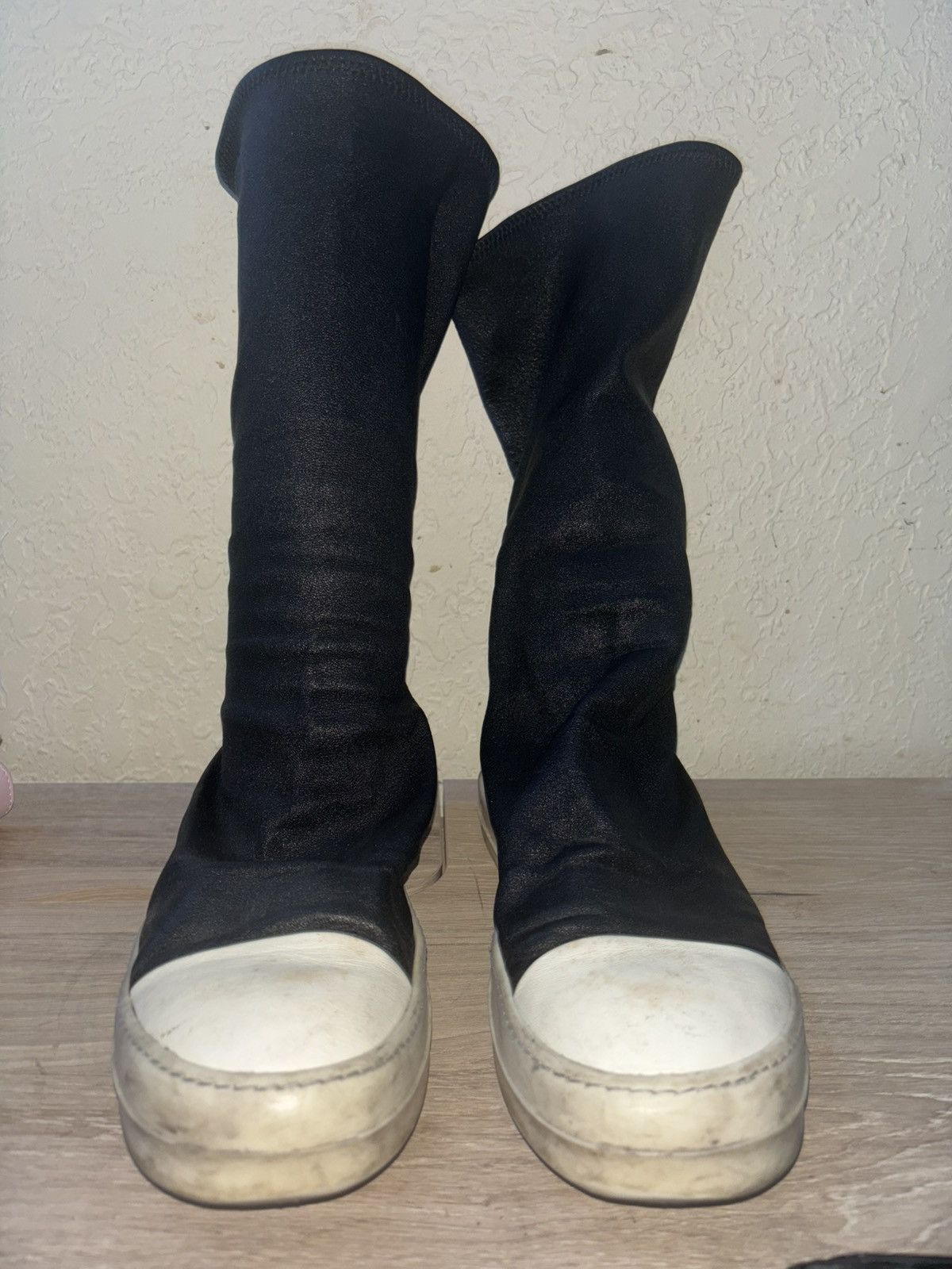 Rick Owens Rick owen sock ramones black shoe | Grailed