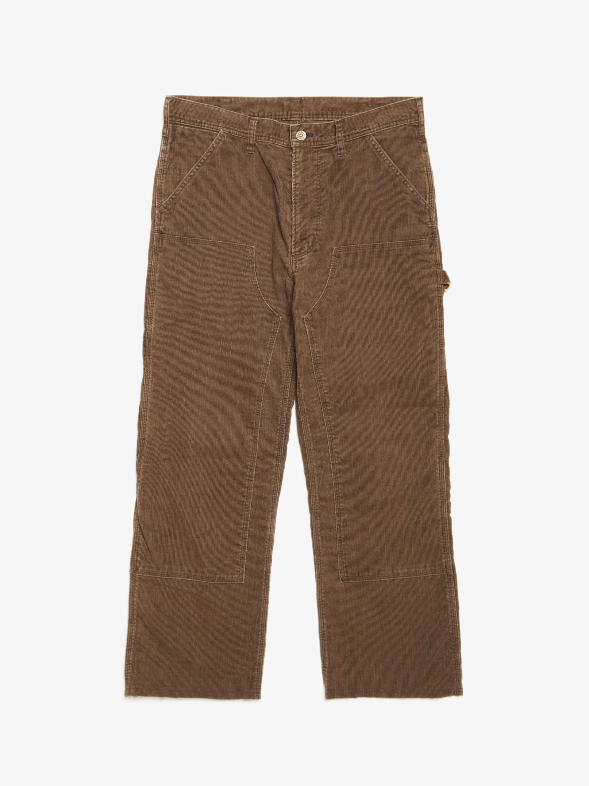 Visvim Brown Velvet Carpenter Pants | Grailed