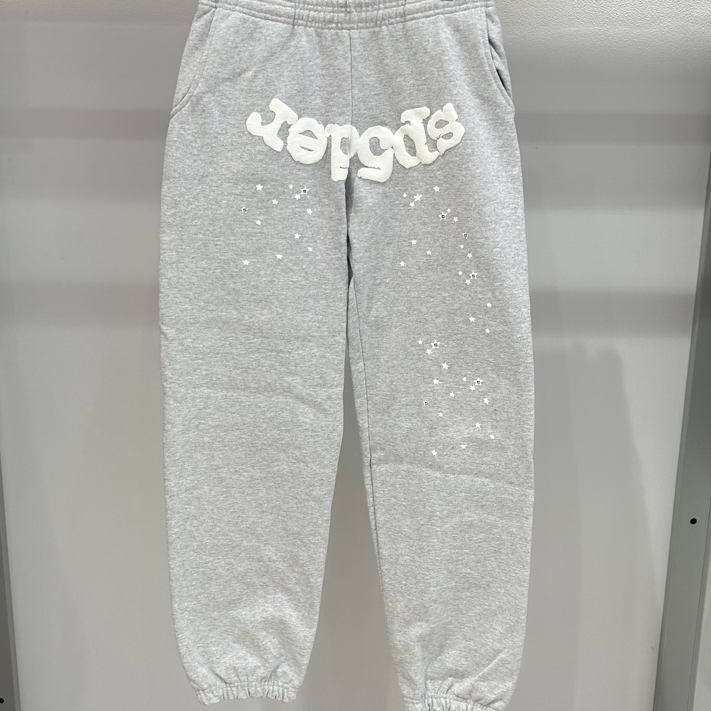 Spider Sp5der OG Web Sweatpants Heather Grey | Grailed Spider Sp5der OG Web Sweatpants Heather Grey | Grailed