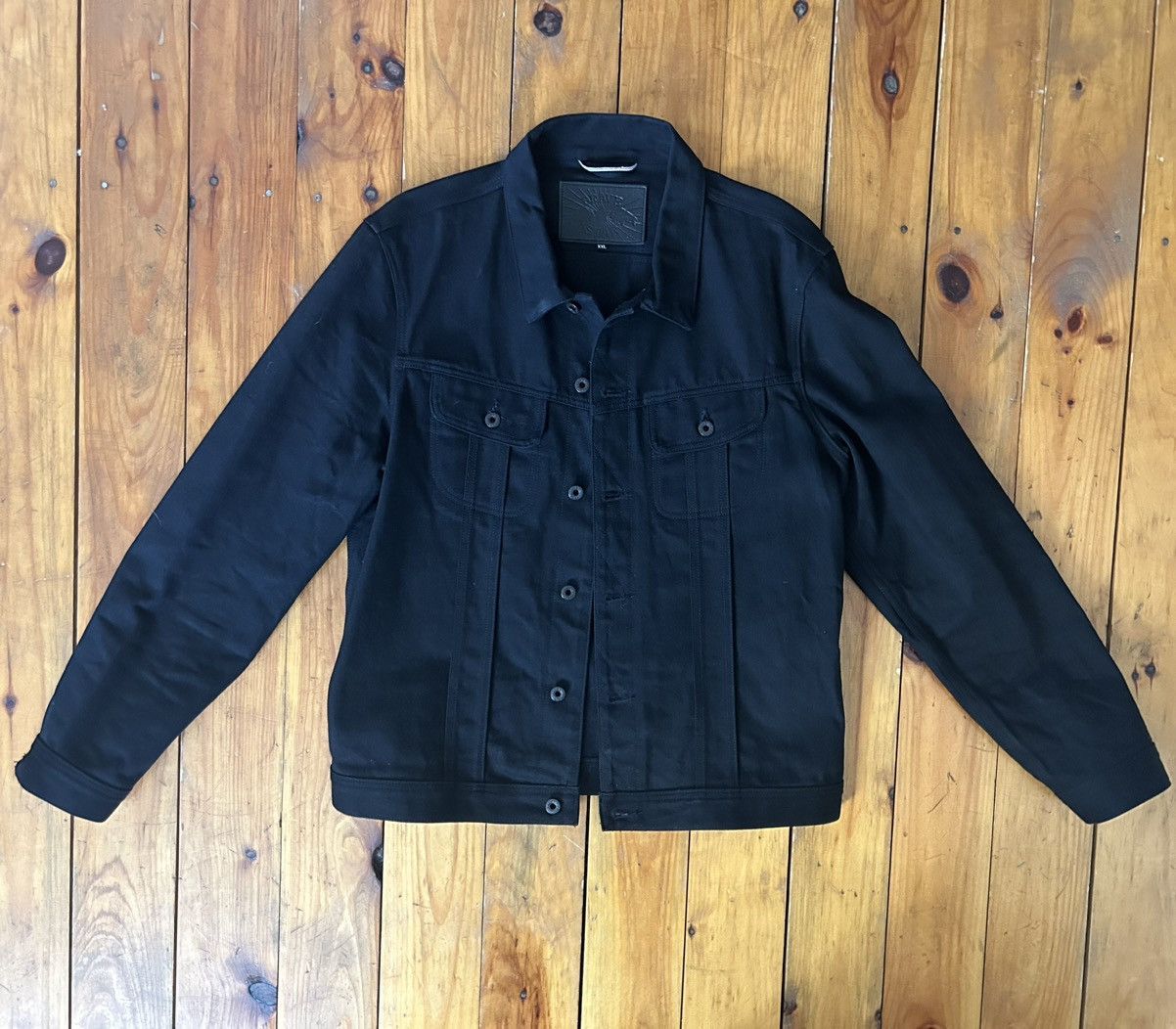 Brave Star Selvage Bravestar Selvage black denim jacket | Grailed