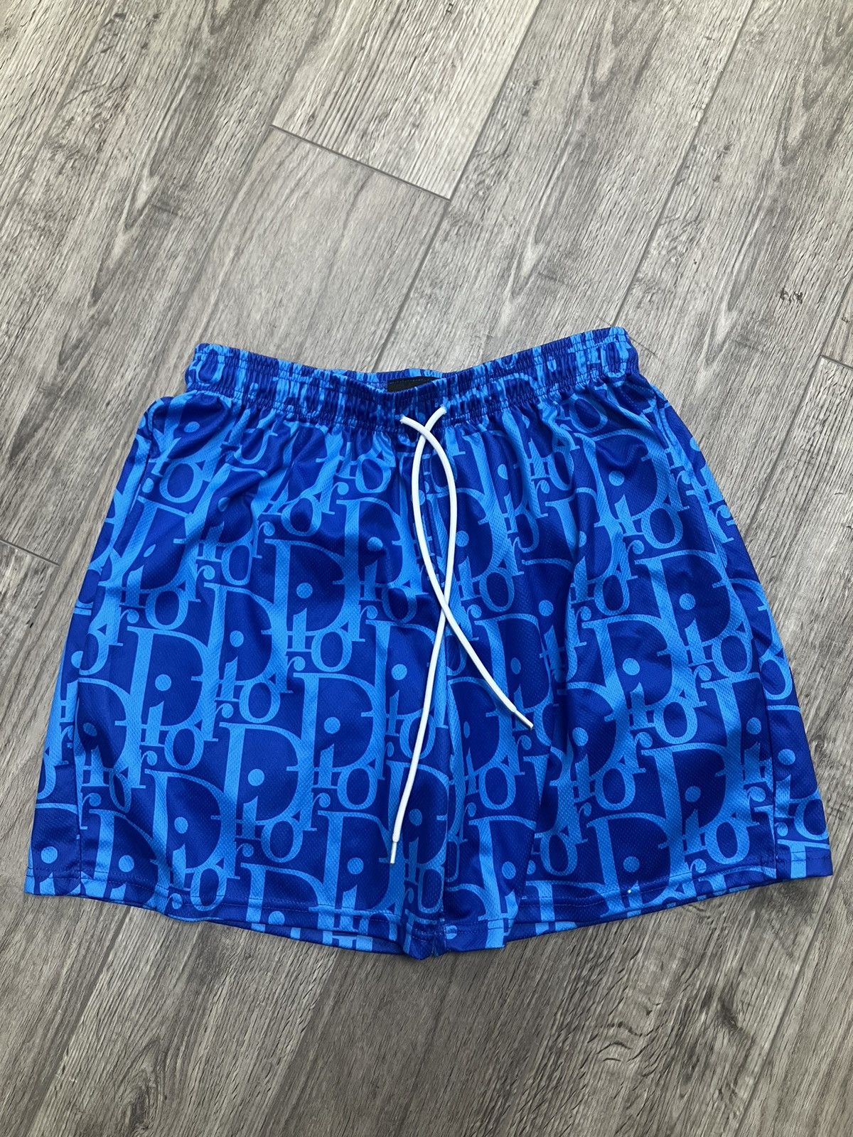 Other Off-Brand Dior AOP Blue Shorts | Grailed