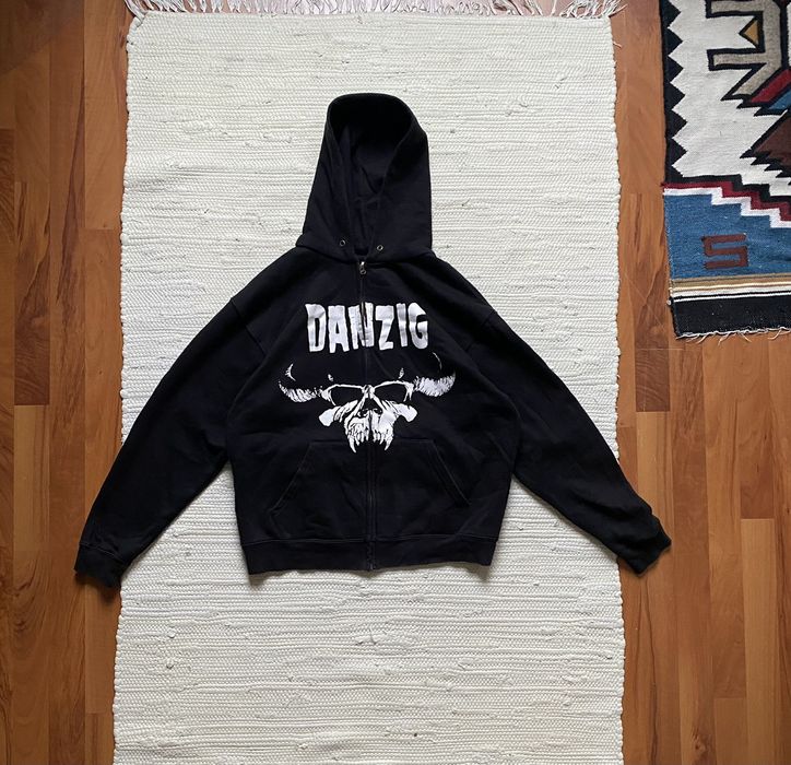 Vintage Vintage Rare Danzig Lucifuge Demon Heavy Metal Zip Hoodie | Grailed