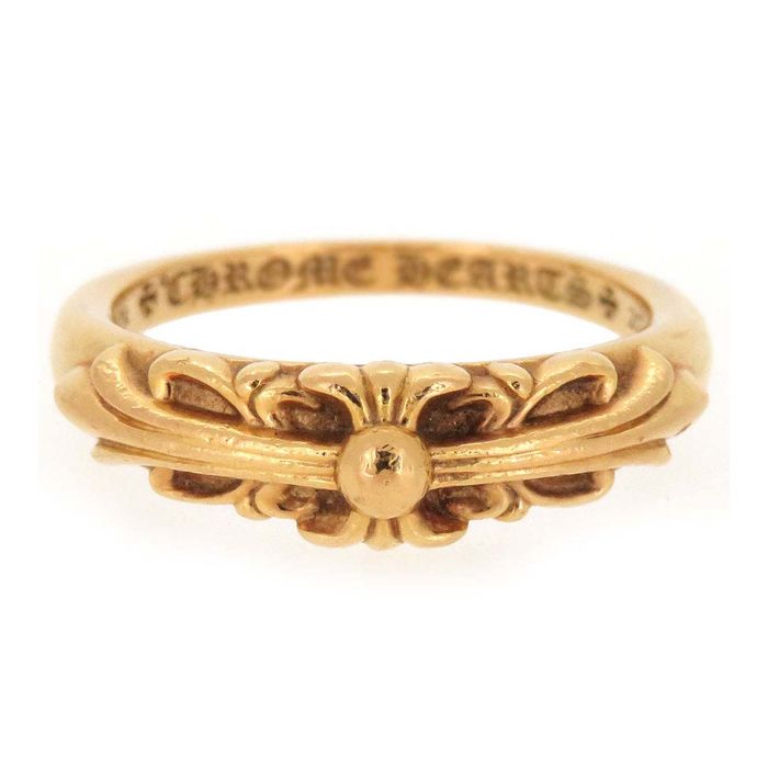 Chrome Hearts Chrome Hearts Floral Cross Ring - Size 10 | Grailed