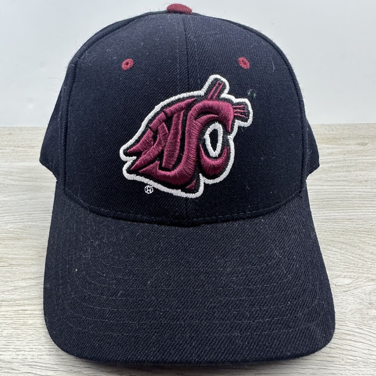 Zephyr Washington State Cougars 6 3/4 Hat NCAA Wazzu Black Hat Cap ...