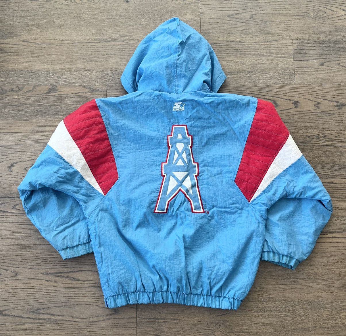 Starter Vintage 80s Houston Oilers Puffer Starter Jacket *Rare Find ...