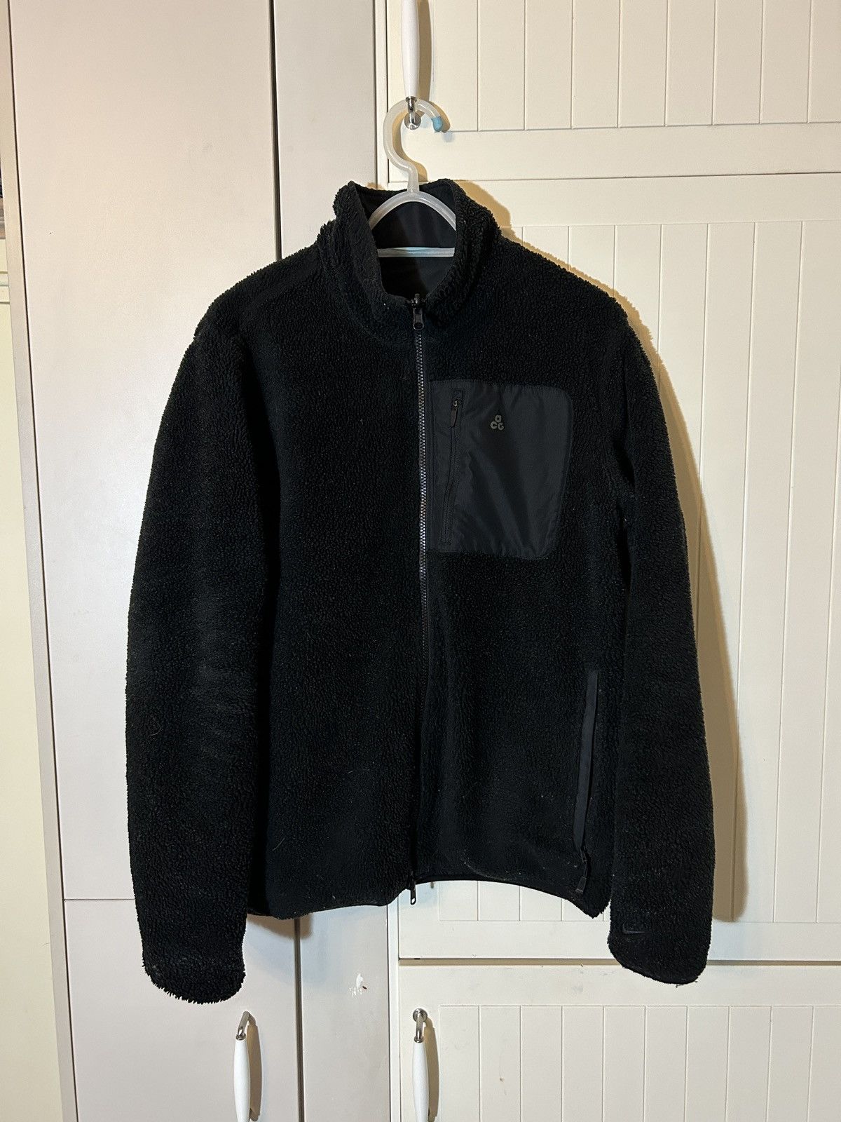 Nike × Nike ACG × Vintage Nike Acg Waterproof Reversible Sherpa Jacket ...