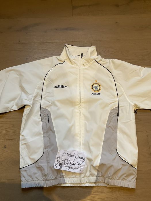 Palace Palace Umbro training track jacket white | Grailed