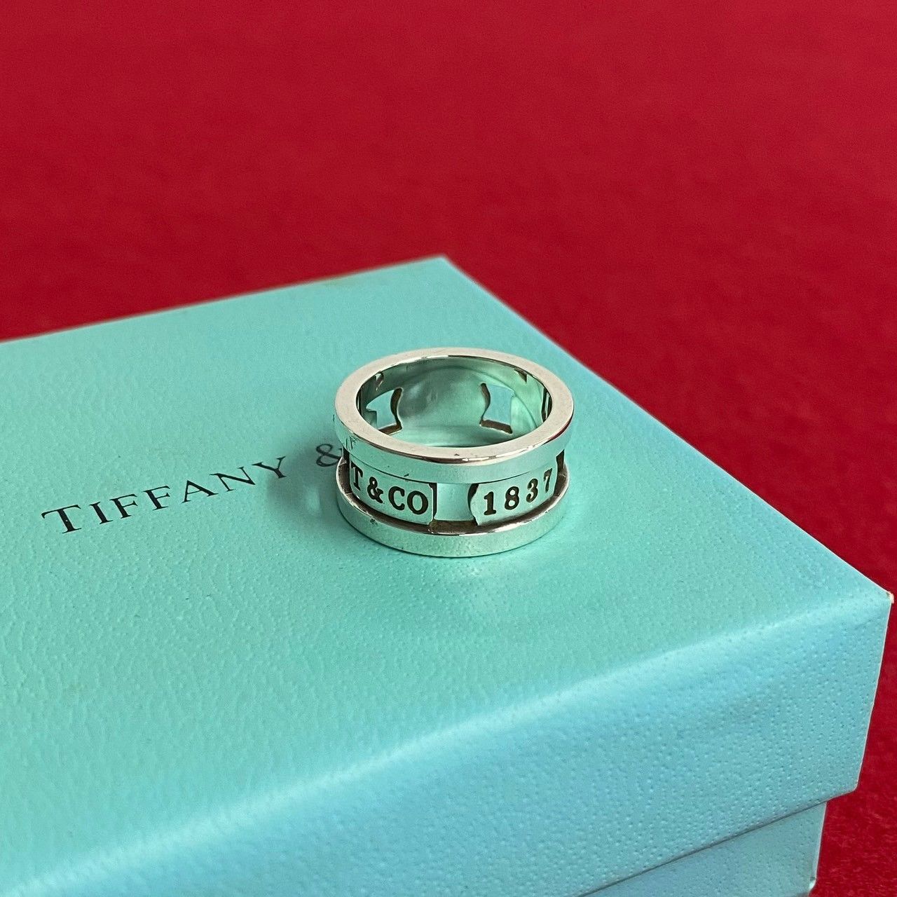 Tiffany & Co. Tiffany & Co 1837 Elements Ring Metal Ring in Good ...