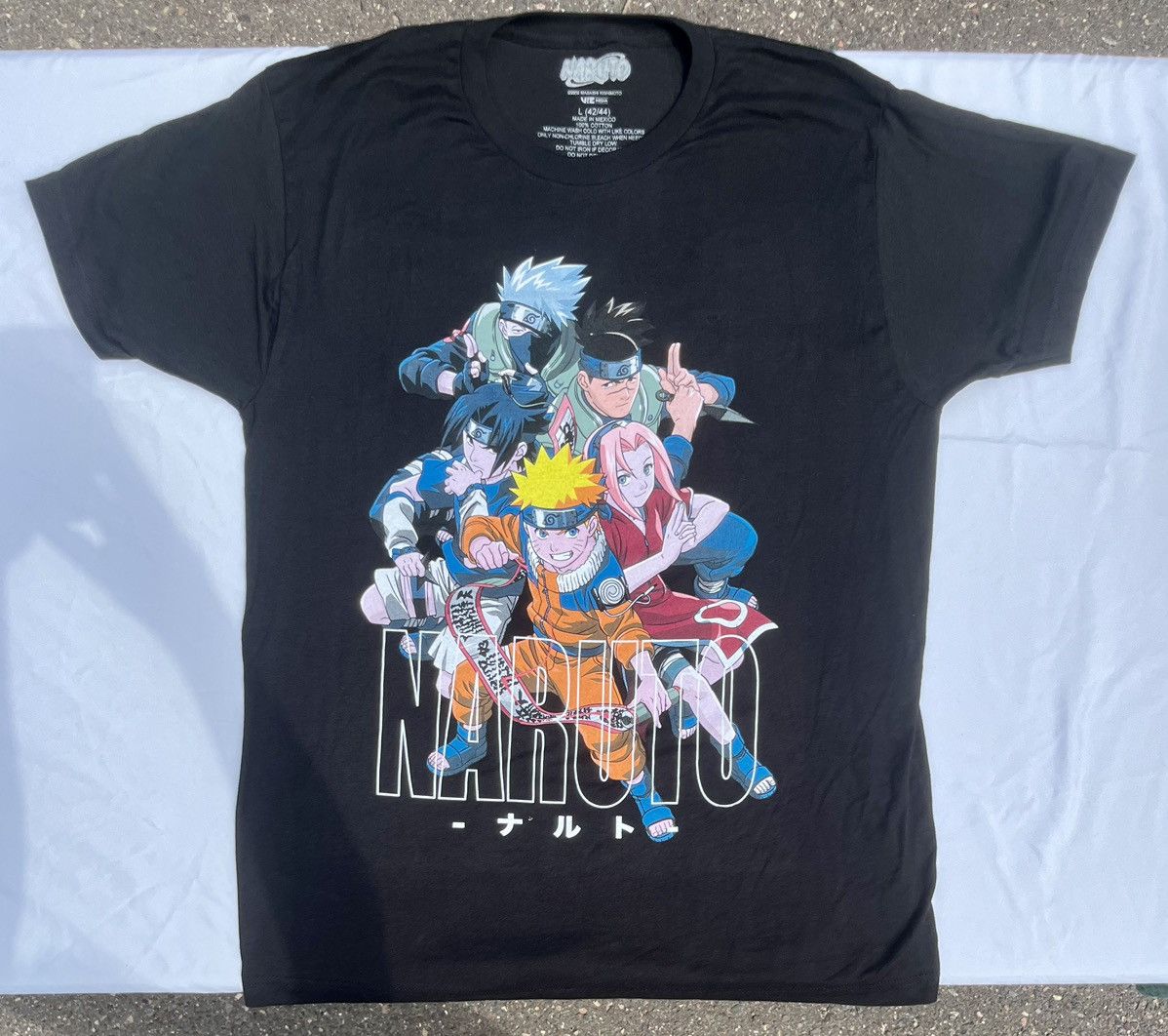 Vintage 2002 Vintage Naruto Character Tee | Grailed
