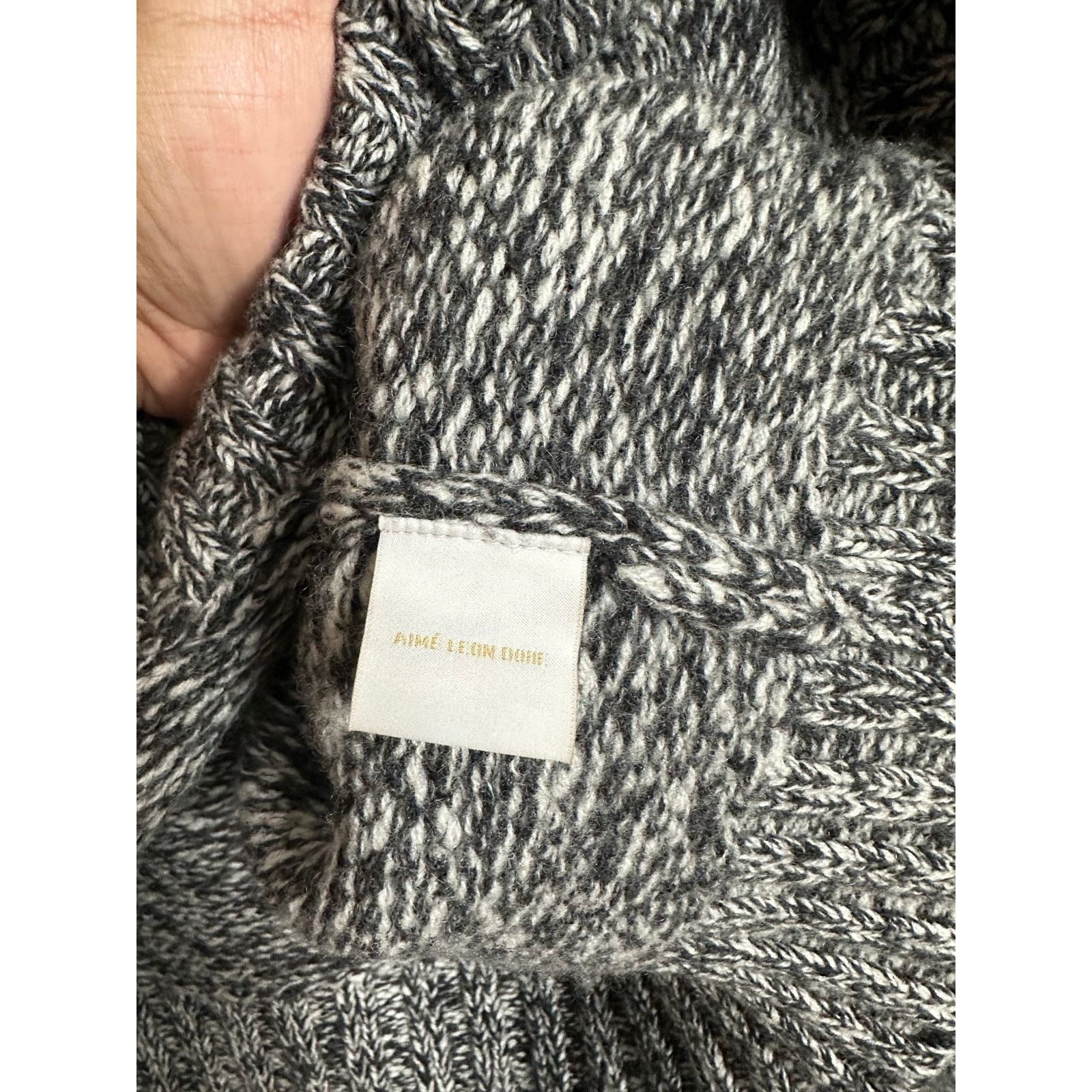 Aime Leon Dore Aime Leon Dore Wool Cashmere Mark Knit Crewneck Sweater ...