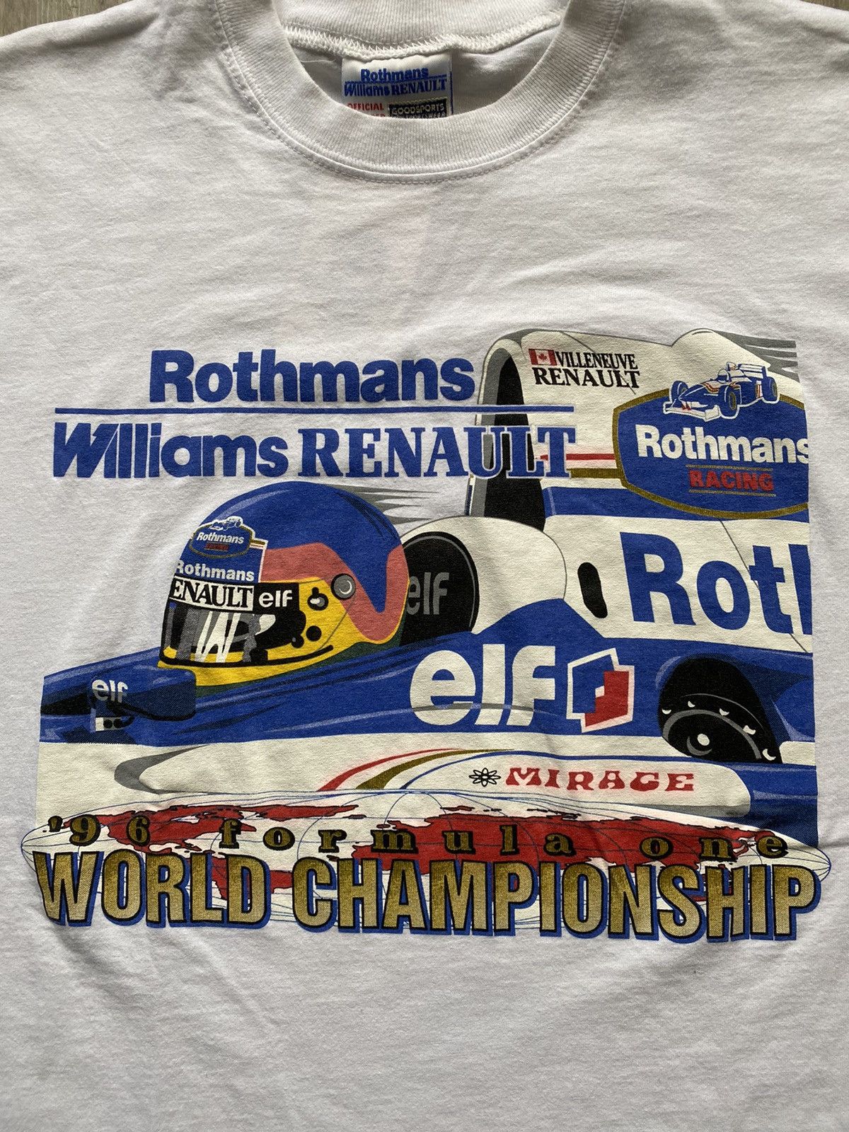 Streetwear × Vintage 90s Rothmans Williams Renault Formula 1 Racing ...