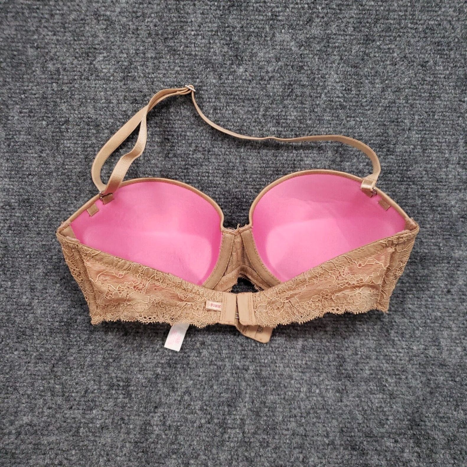 Victoria's Secret Victoria's Secret Pink Bra Women 34B Beige Pink Flirt ...