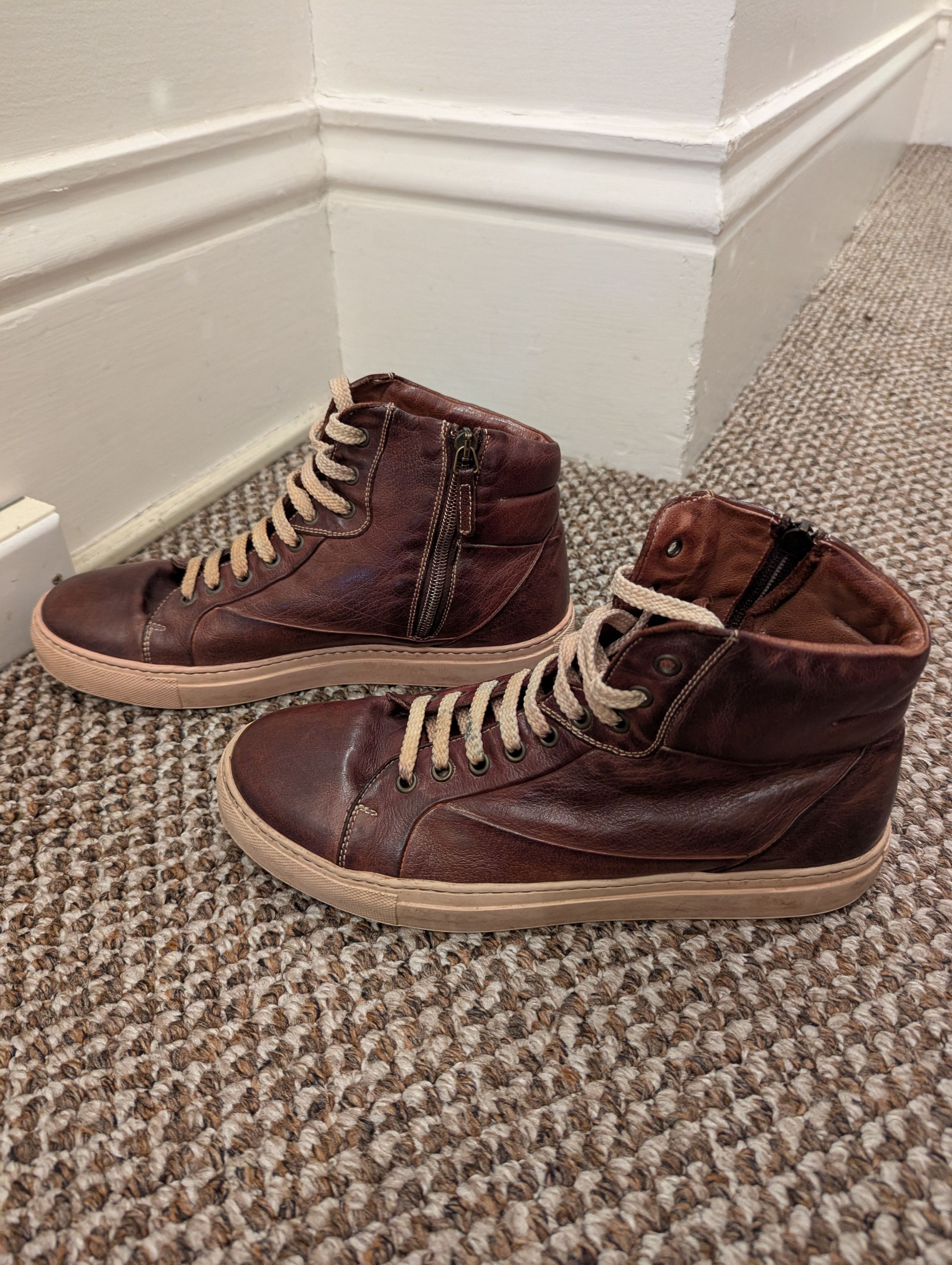 Italian Designers Calzoleria Toscana Leather Boots (Made in Italy ...