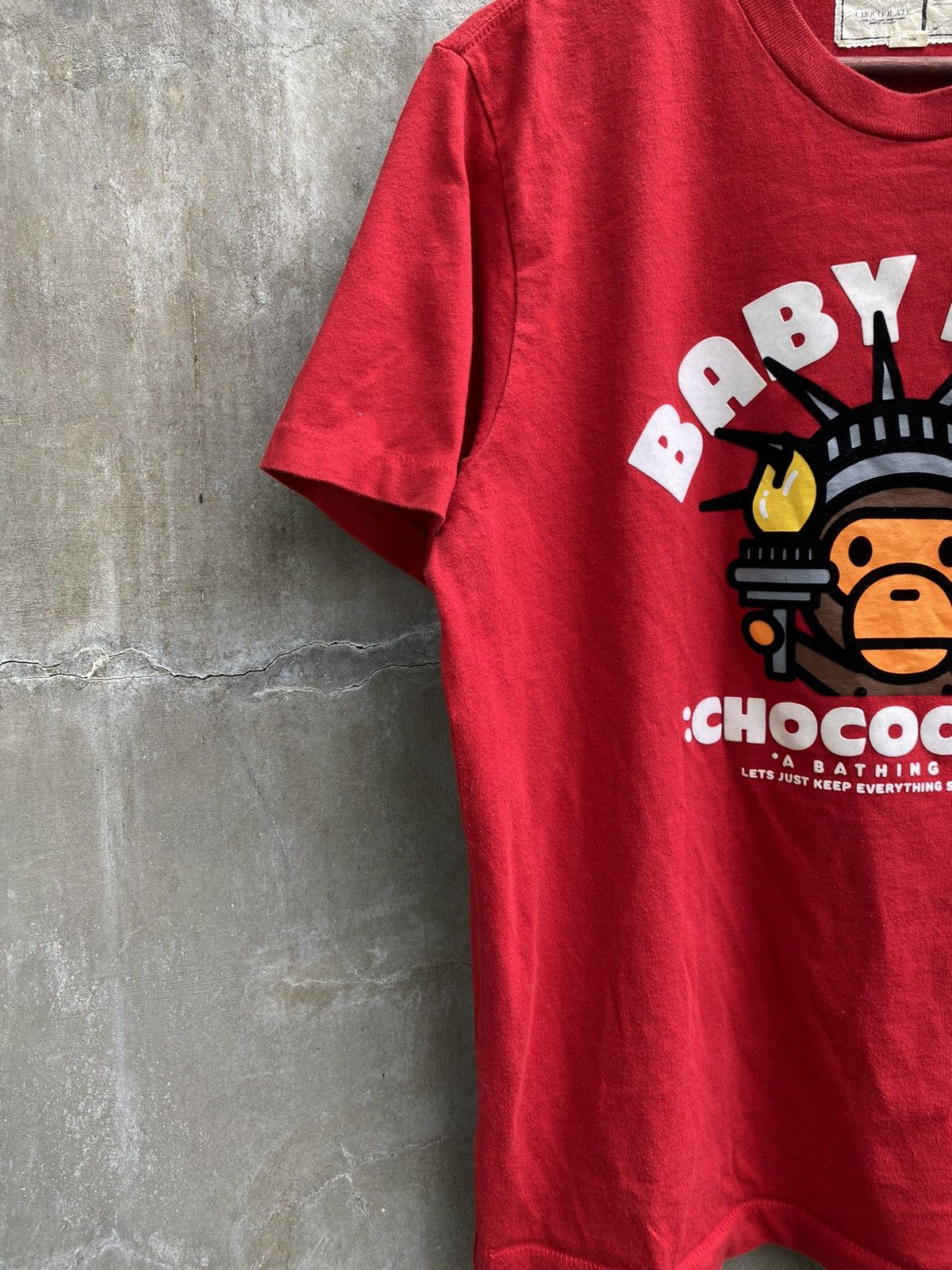 Bape Baby Milo Statue Of Liberty Tee | Grailed