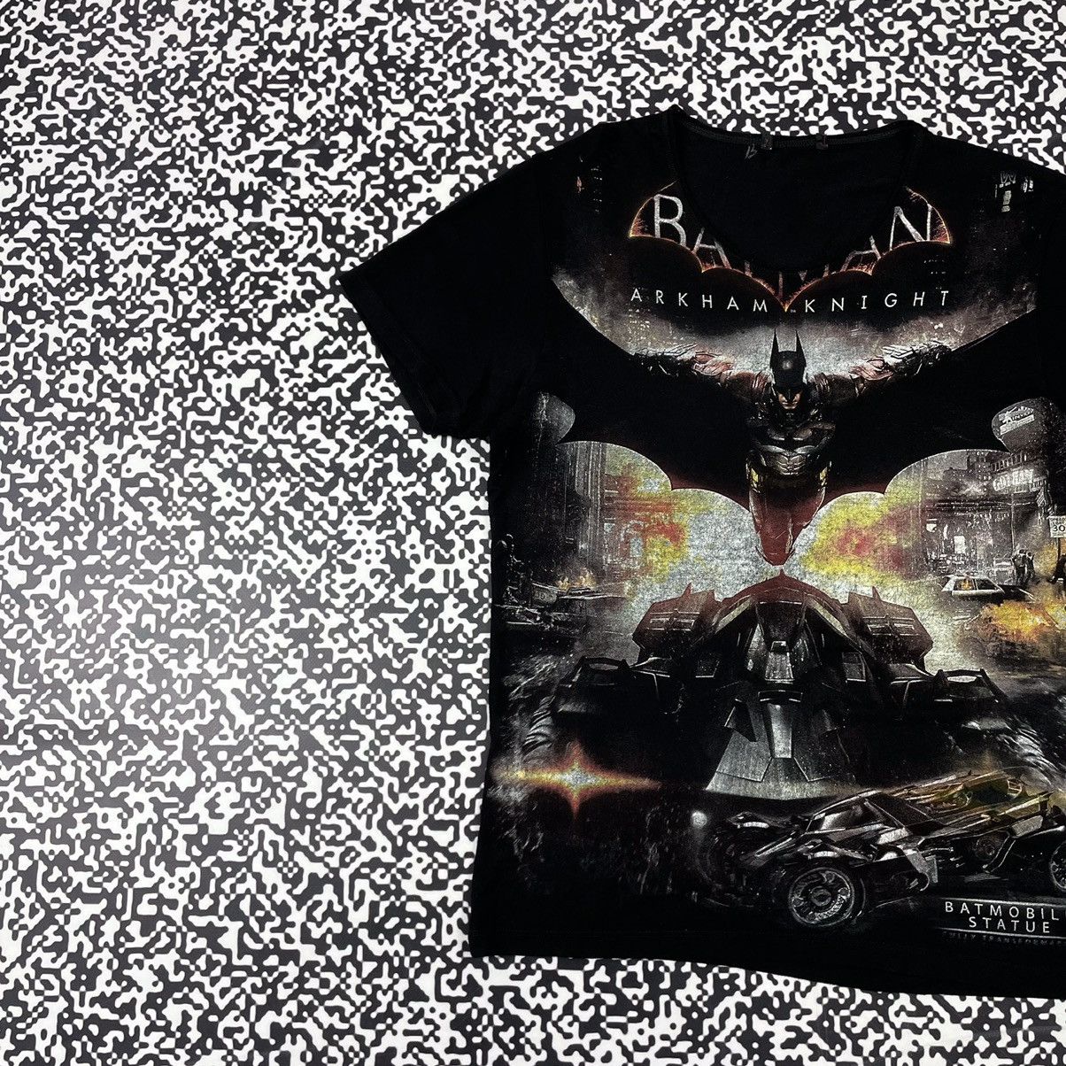 Movie Vintage Y2K BATMAN ARKHAM KNIGHT Dc Comics Movie T-shirt 90s ...