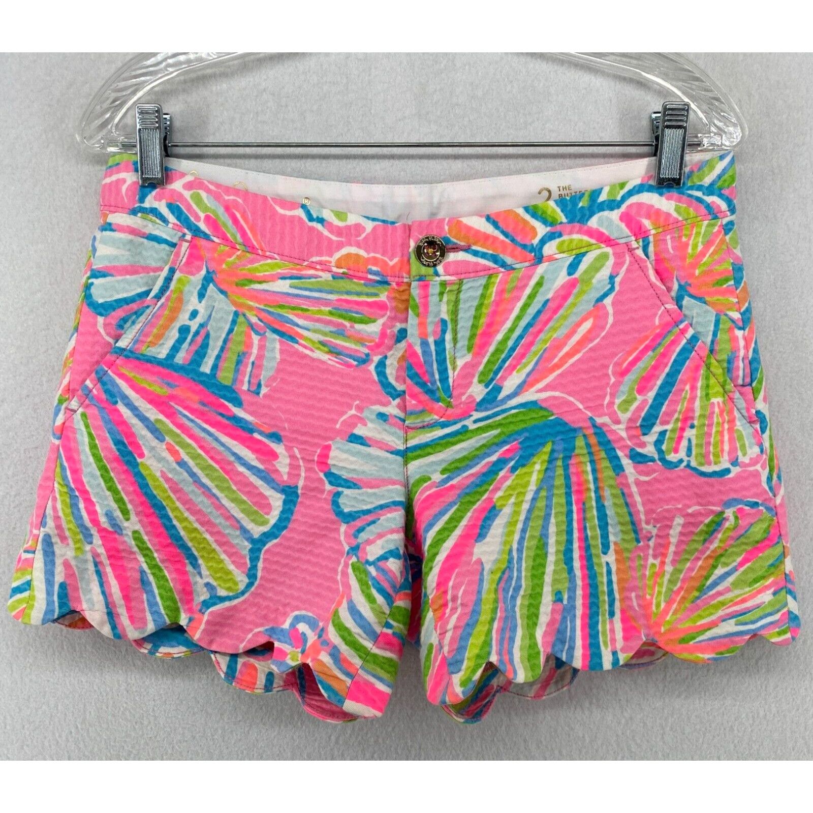 Lilly Pulitzer LILLY PULITZER Shorts Womens 2 The Buttercup Seashell ...