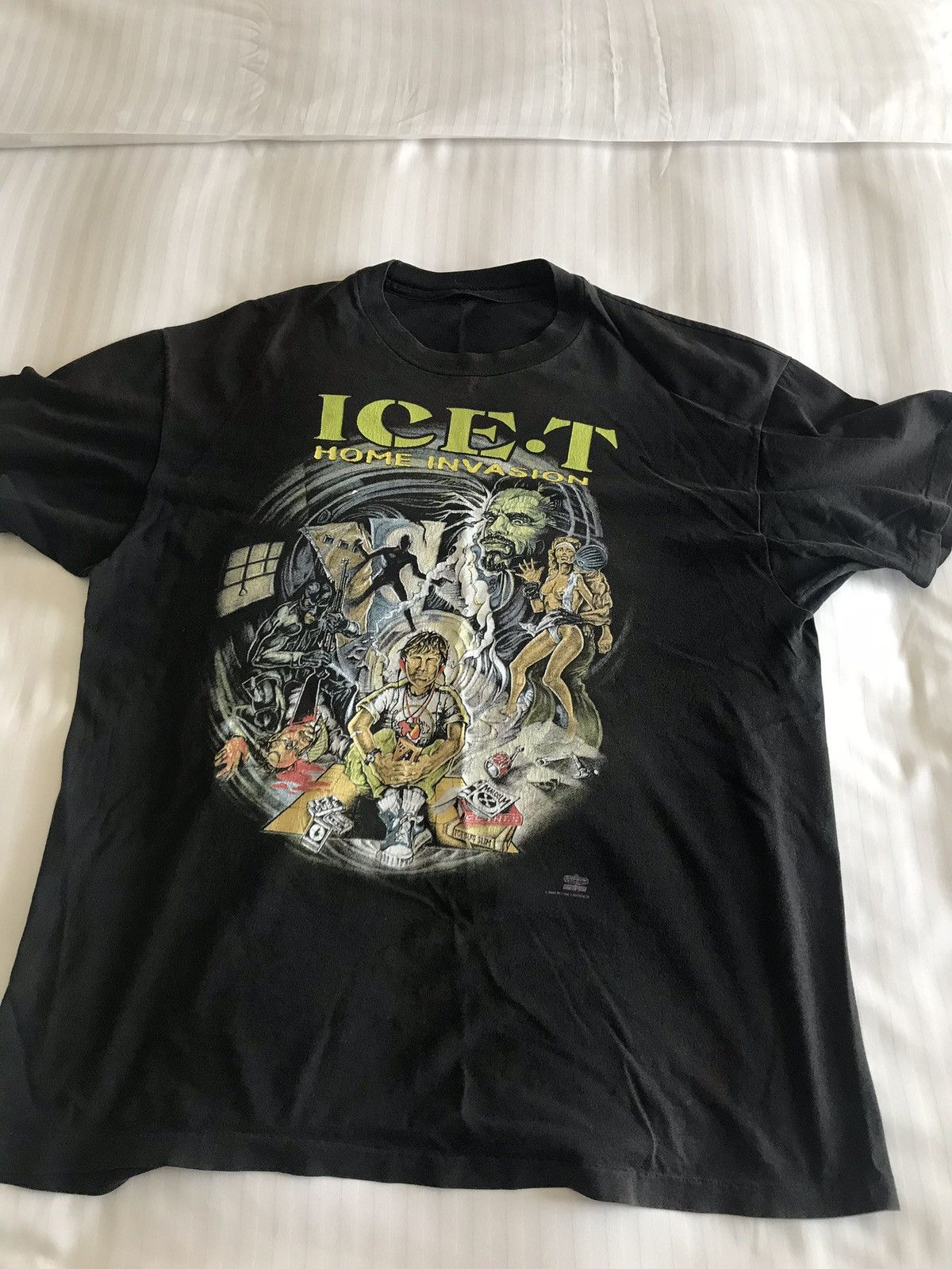 Rap Tees × Streetwear × Vintage ICE-T ’HOME INVASION' DOPE FADE- 1993 ...