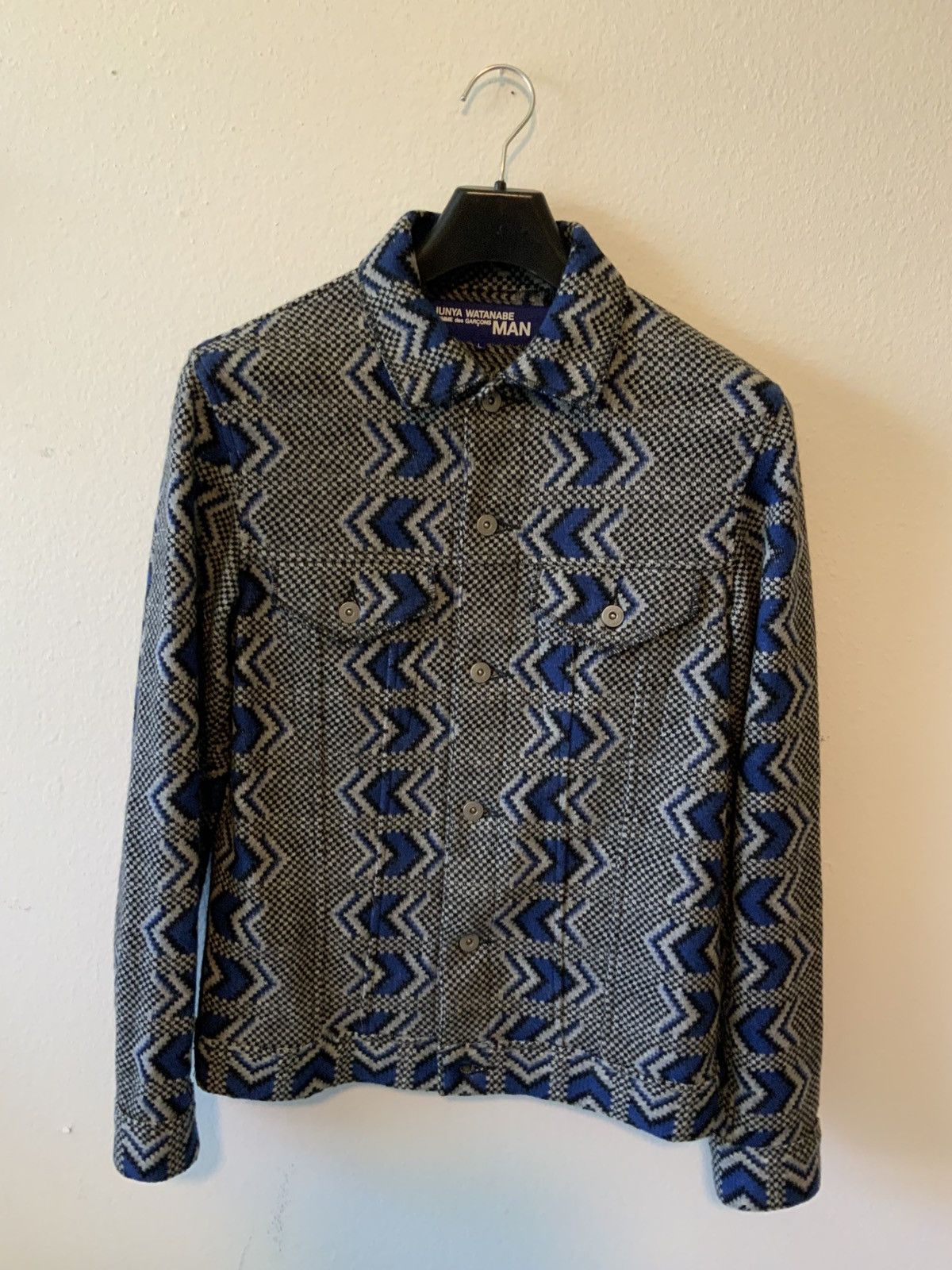Comme des Garcons 2004 CDG MAN X JUNYA WATANABE KNITTED TRIBAL PATTERN ...