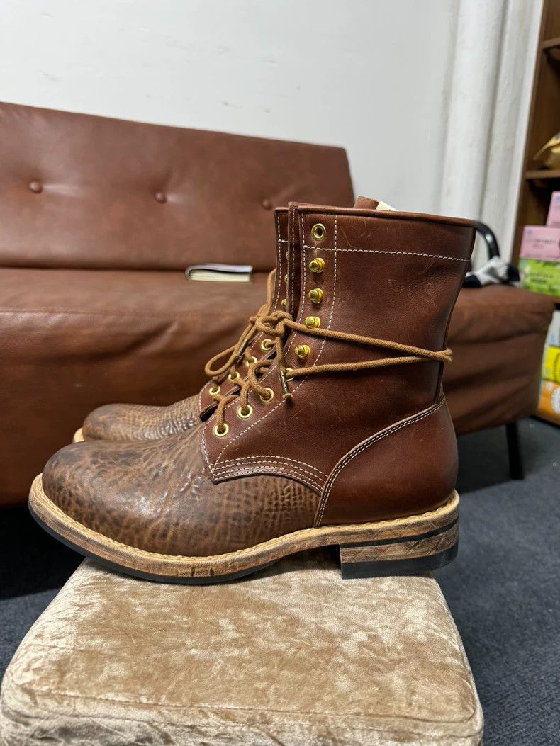 Visvim Visvim Poundmaker-folk 22aw heavy horseskin boots | Grailed