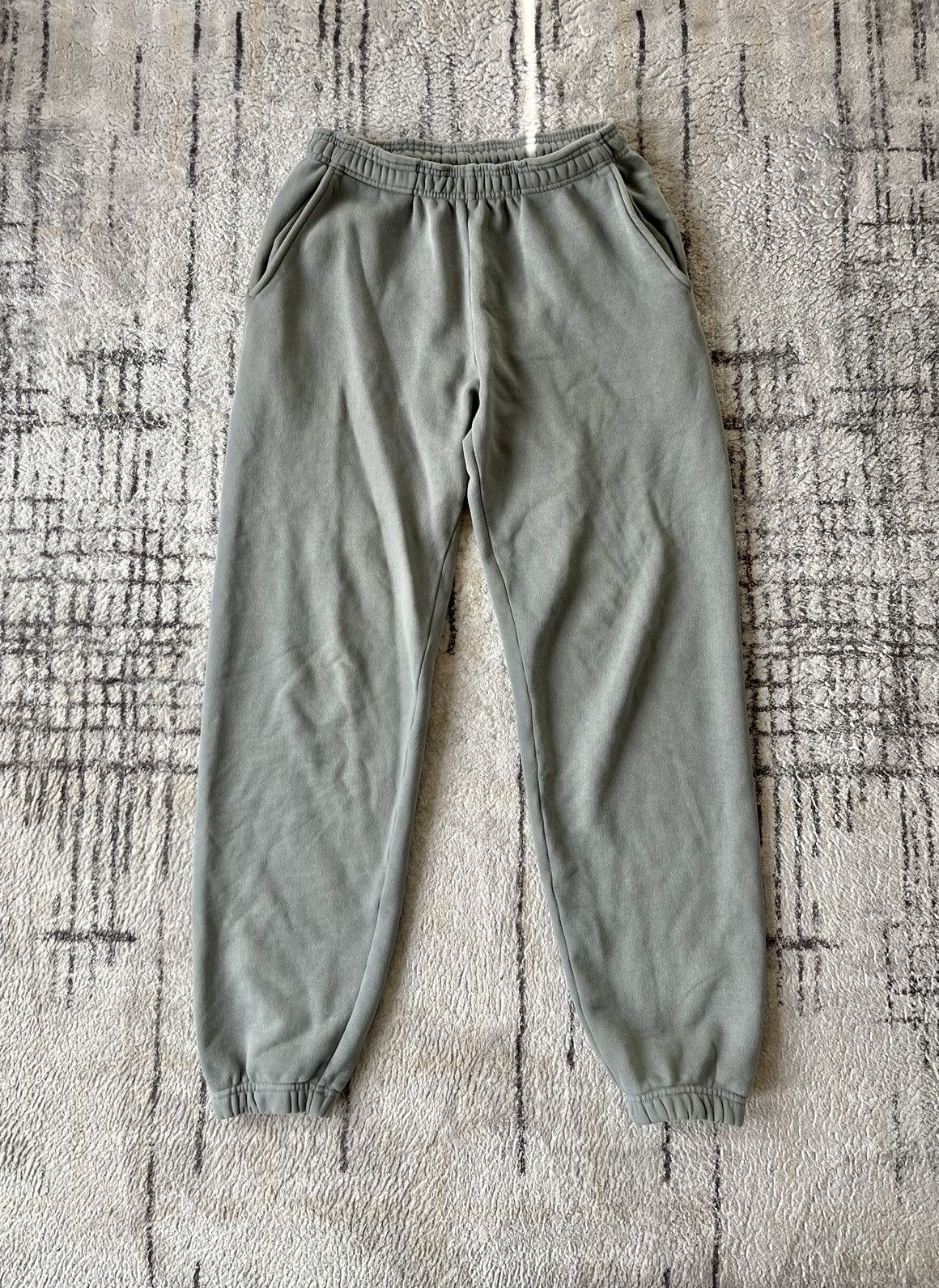 Entire Studios Washed grey heavyweight sweatpants | Grailed