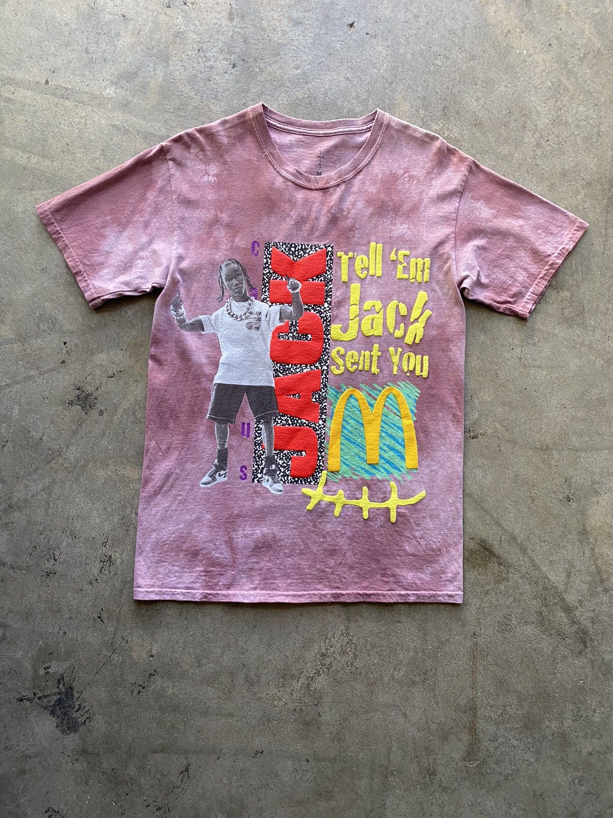 Travis Scott Cactus Jack x McDonalds puff print tee | Grailed