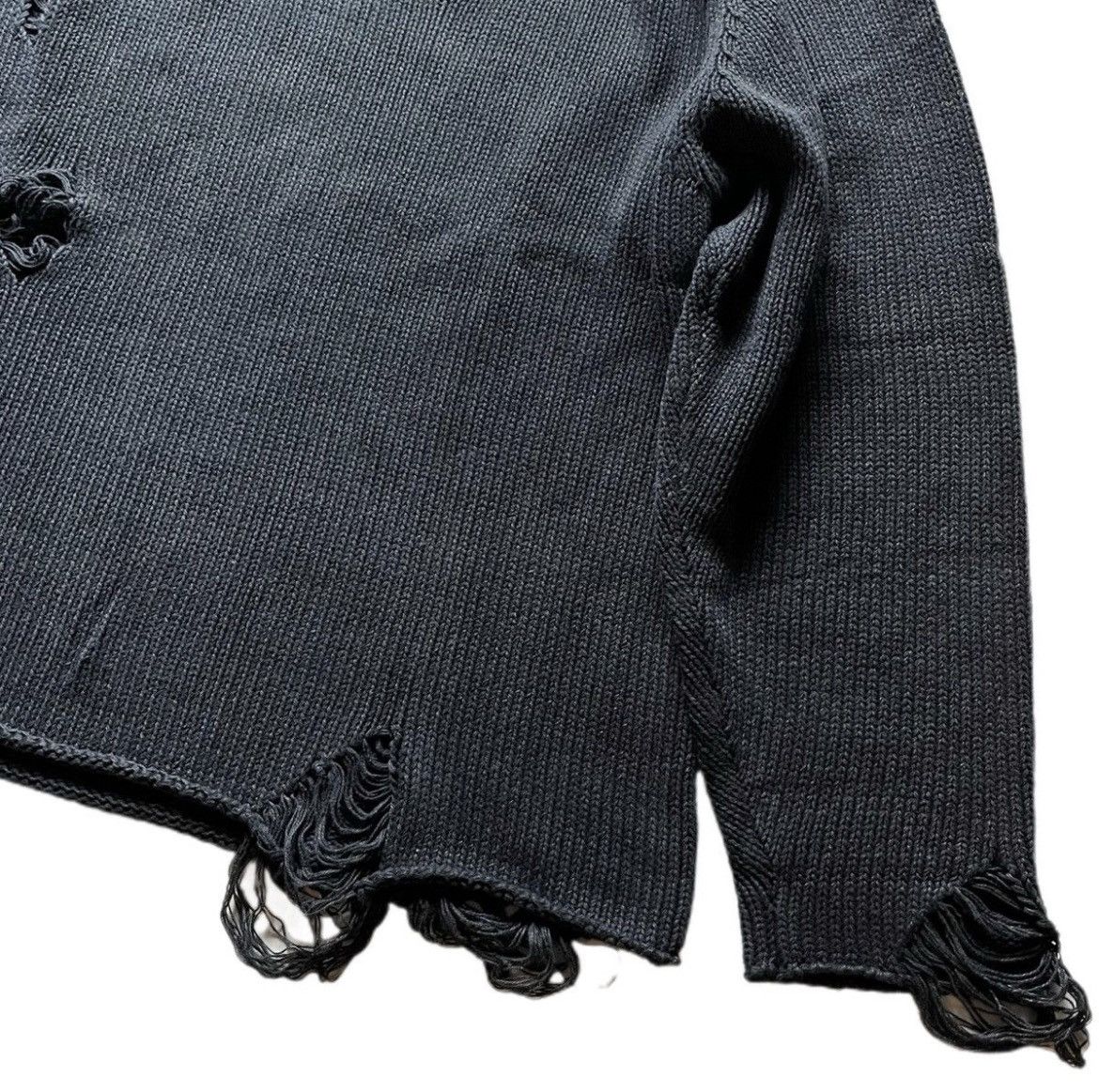 Number (N)ine Number Nine Vintage Washed Distressed Knit sweater stk ...