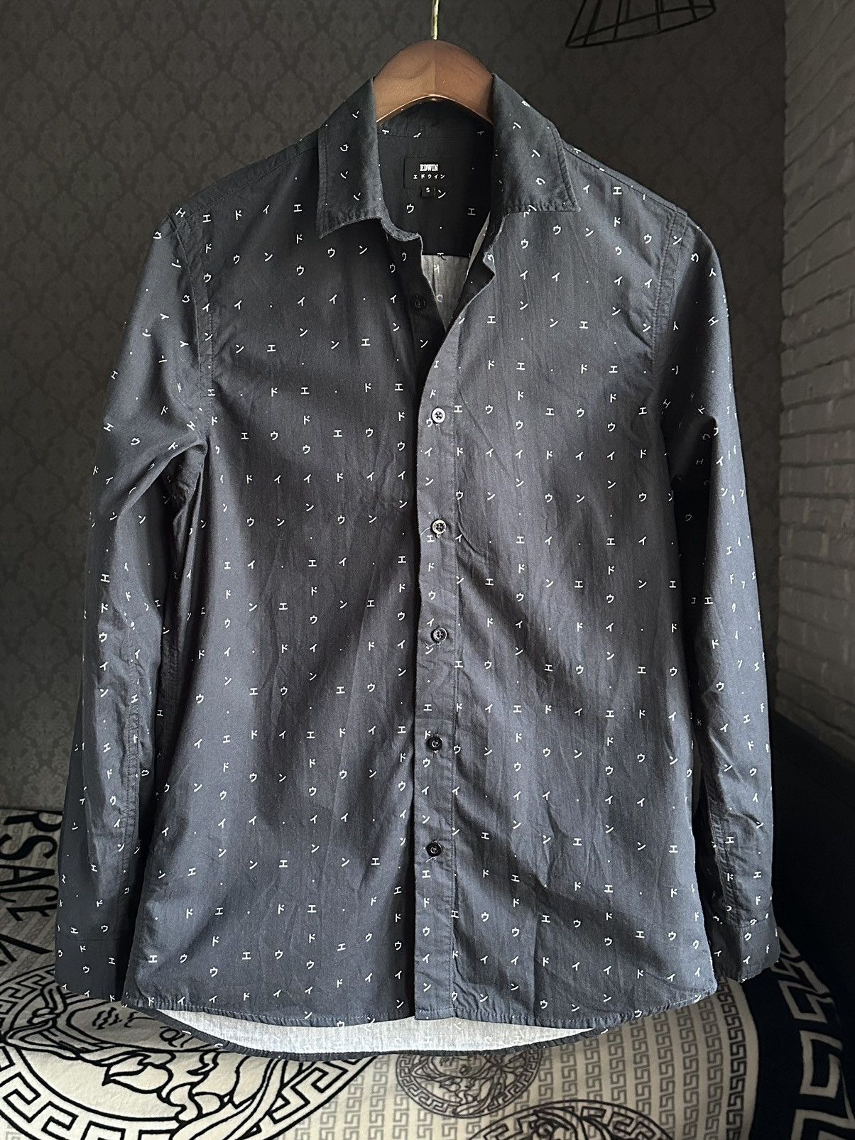 Edwin Edwin Monogram Wall Shirt Japanese Style | Grailed