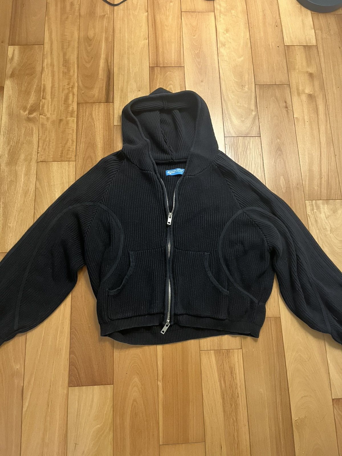 jOONIVERSE LAB jooniverse cable knit hoodie | Grailed