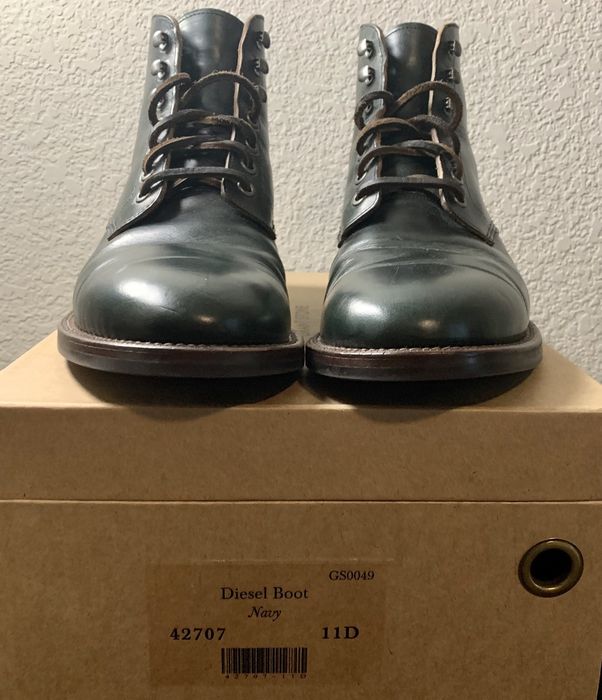 Grant Stone Grant Stone Diesel Boot Navy Chromexcel 11D w/ box worn 2x ...