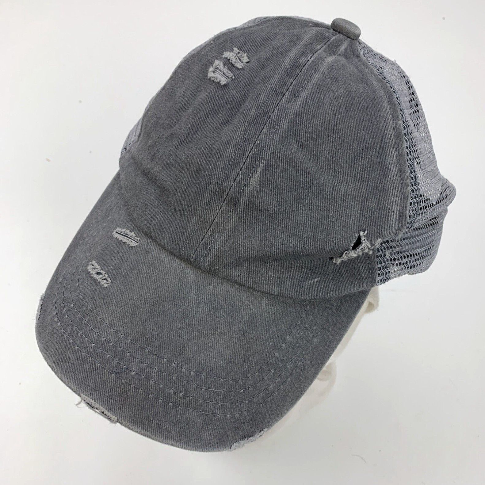Bally Grey Distressed Ball Cap Hat Adjustable Baseball | Grailed