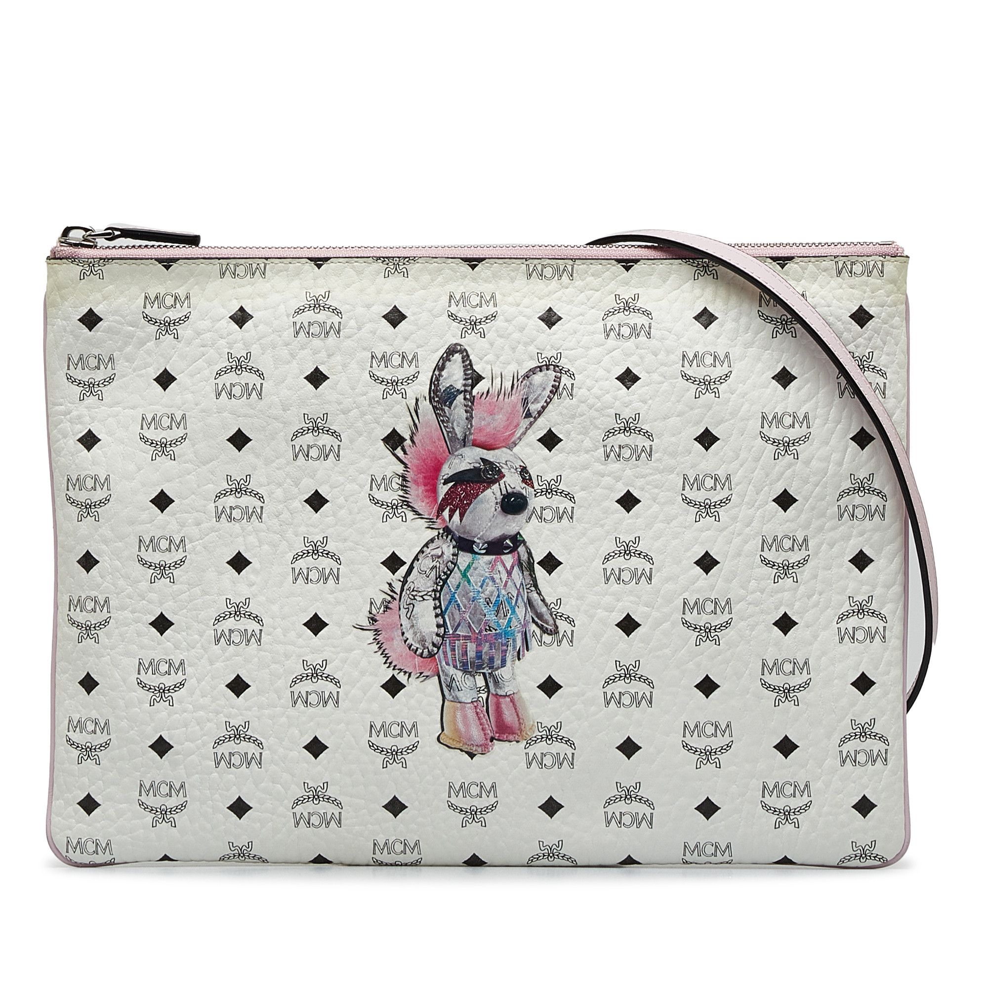MCM MCM Visetos Rabbit Crossbody Bag | Grailed