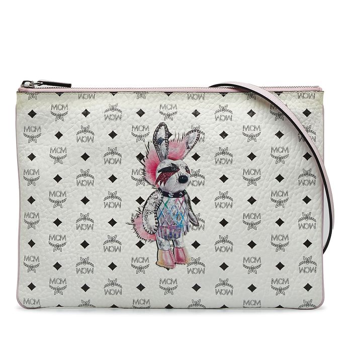 MCM MCM Visetos Rabbit Crossbody Bag | Grailed