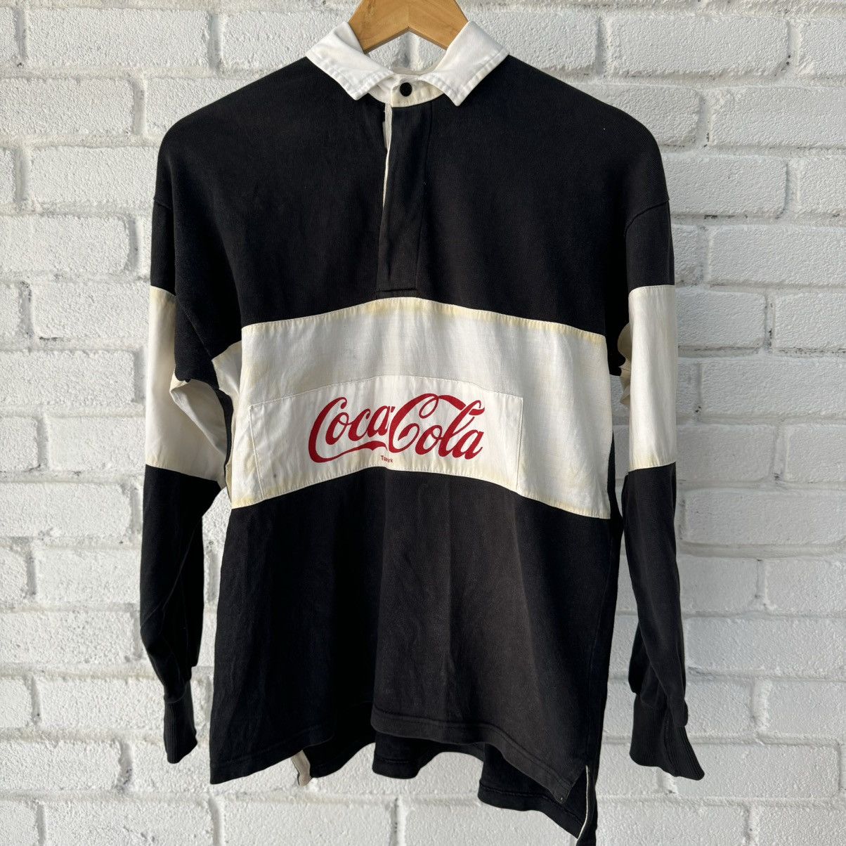 Coca Cola × Vintage Vintage Coca Cola Rugby Shirt | Grailed