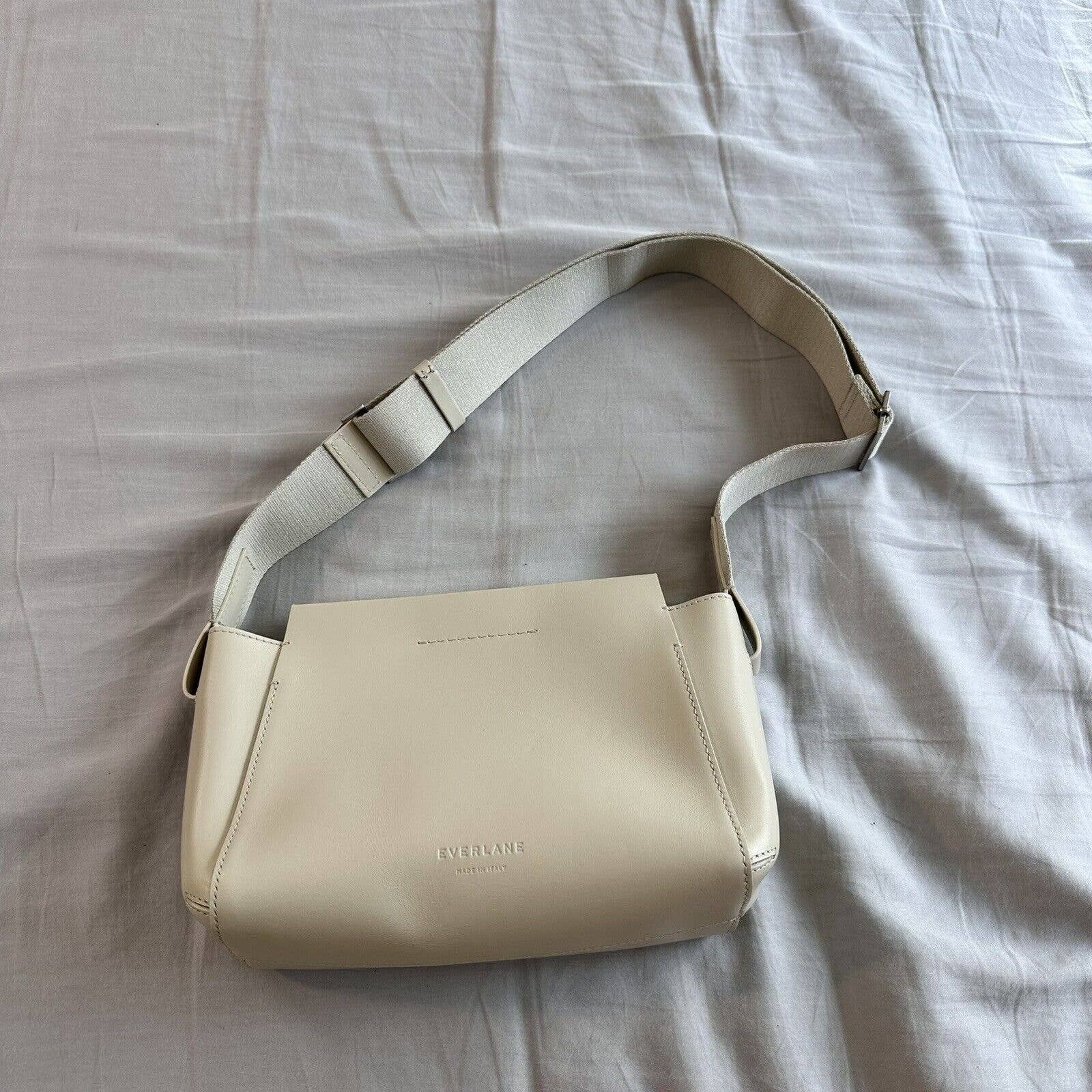 Everlane Everlane Leather Bag The Mini Form Bag White Made In Italy ...