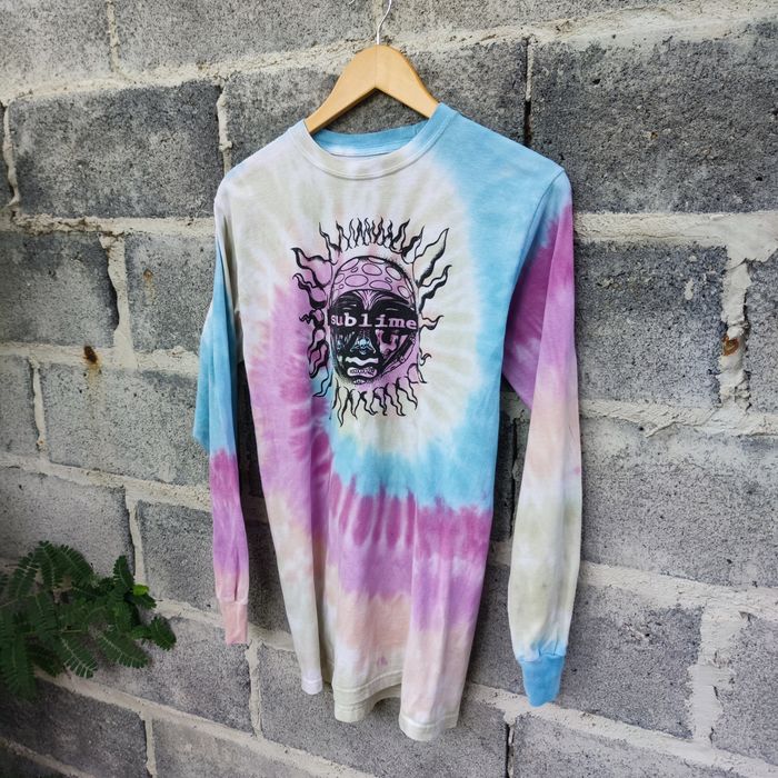 Sublime Sublime Sun Logo Tie-Dye Long-Sleeve Band T-Shirt | Grailed