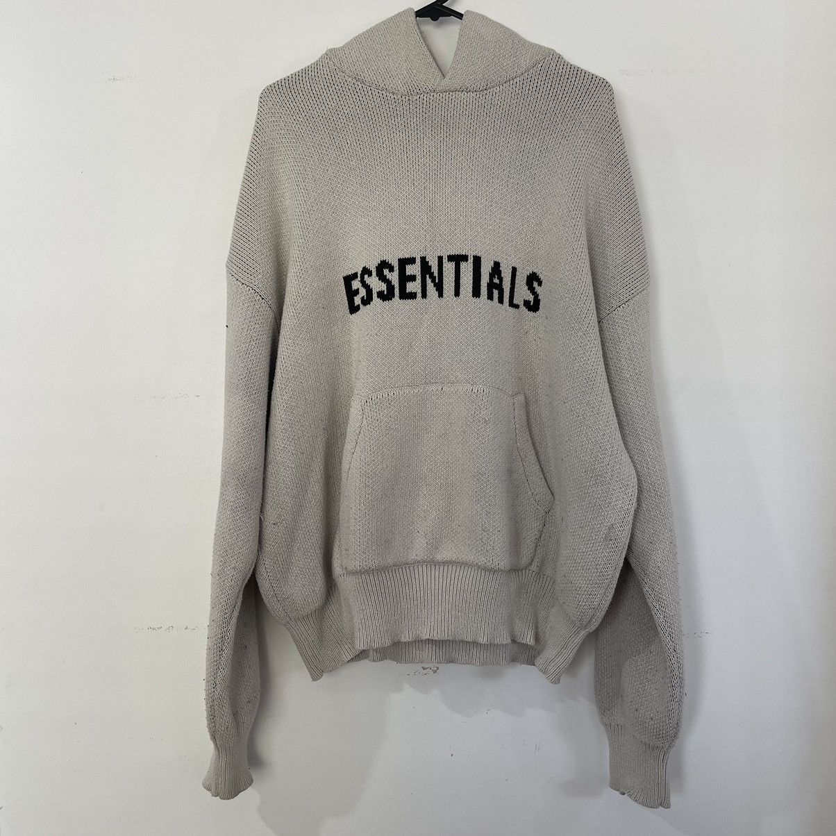 Essentials Fear Of God Essentials Knit Hoodie | Grailed
