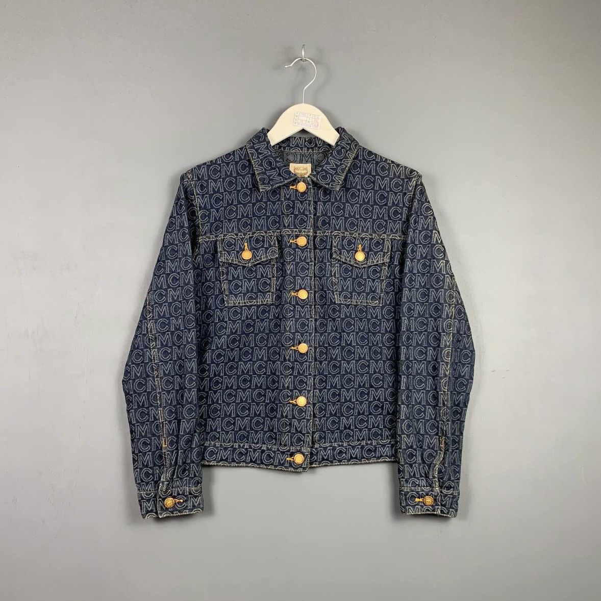 Vintage Vintage MCM Denim Jeans Jacket Medium Blue MCM Otc Denim | Grailed