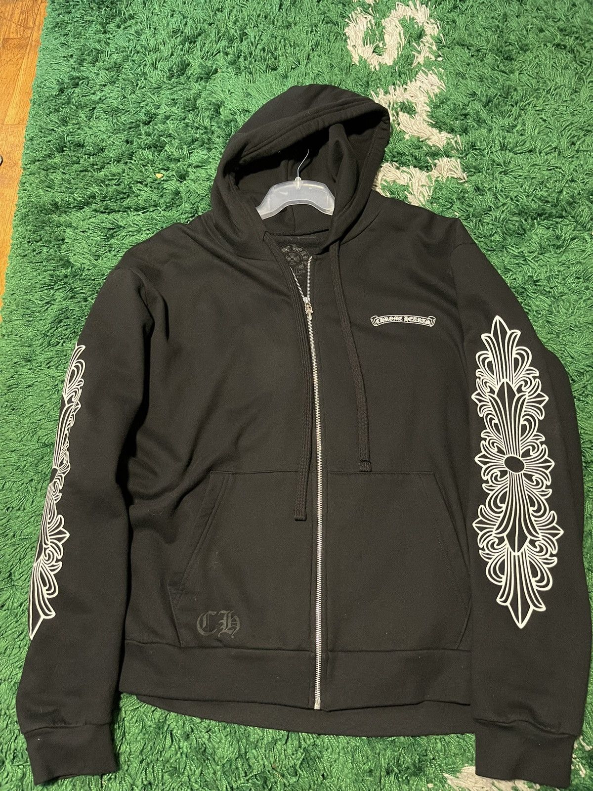 Chrome Hearts Chrome Hearts Eye Chart zip up | Grailed