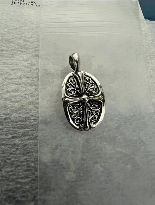Chrome Hearts Chrome hearts Classic Oval Cross pendant | Grailed