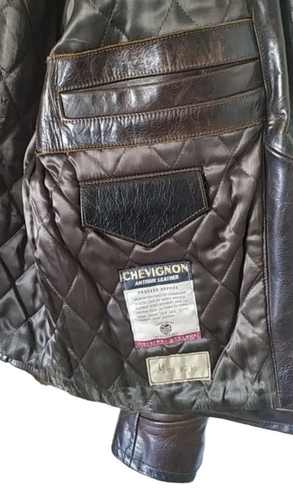 Vintage Chevignon luxury vintage leather jacket | Grailed