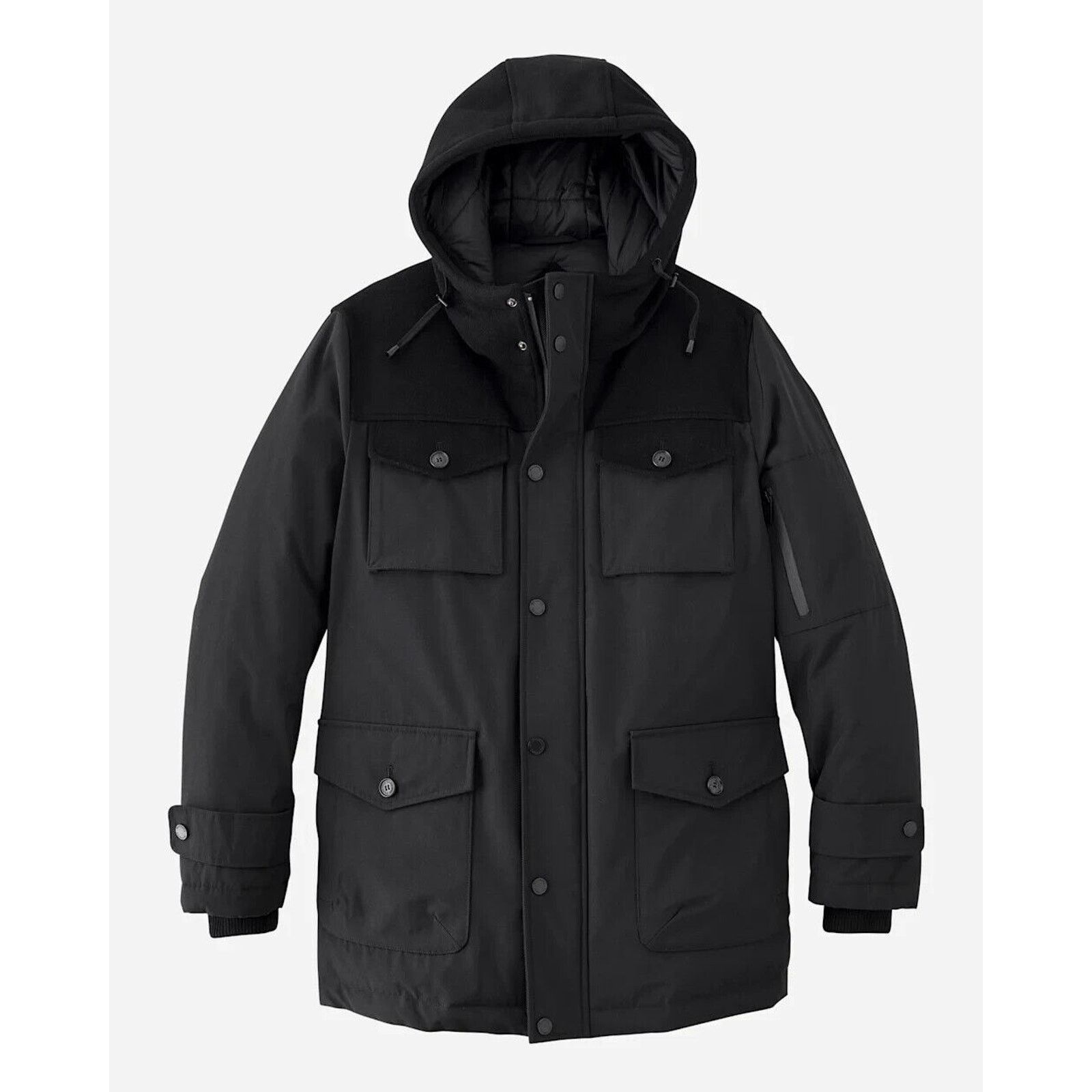 Pendleton NEW Pendleton Ontario Down Parka Black Winter Jacket Coat ...