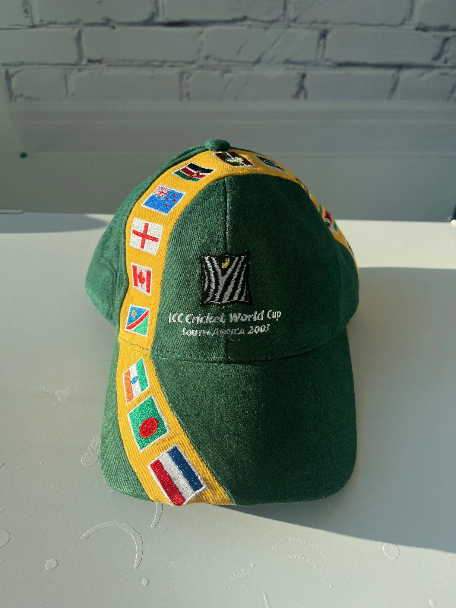 Vintage 2003 ICC Cricket World Cup Embroidered Flags Hat | Grailed