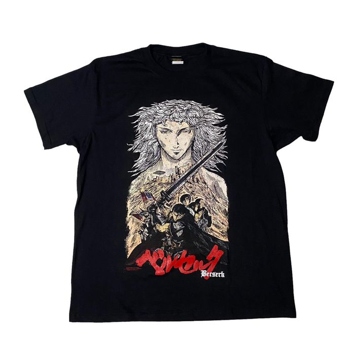 Vintage Berserk Guts Griffith Falcon Anime Bootleg Shirt | Grailed
