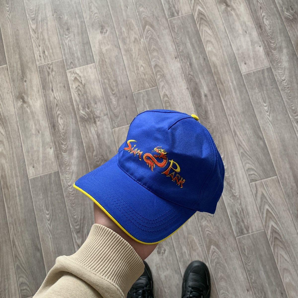 Vintage Siam Park Japanese Dragon Flame Y2K Vintage Cap Hat | Grailed