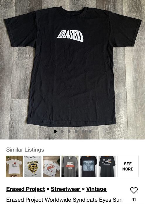 Erased Project T Shirt | Grailed
