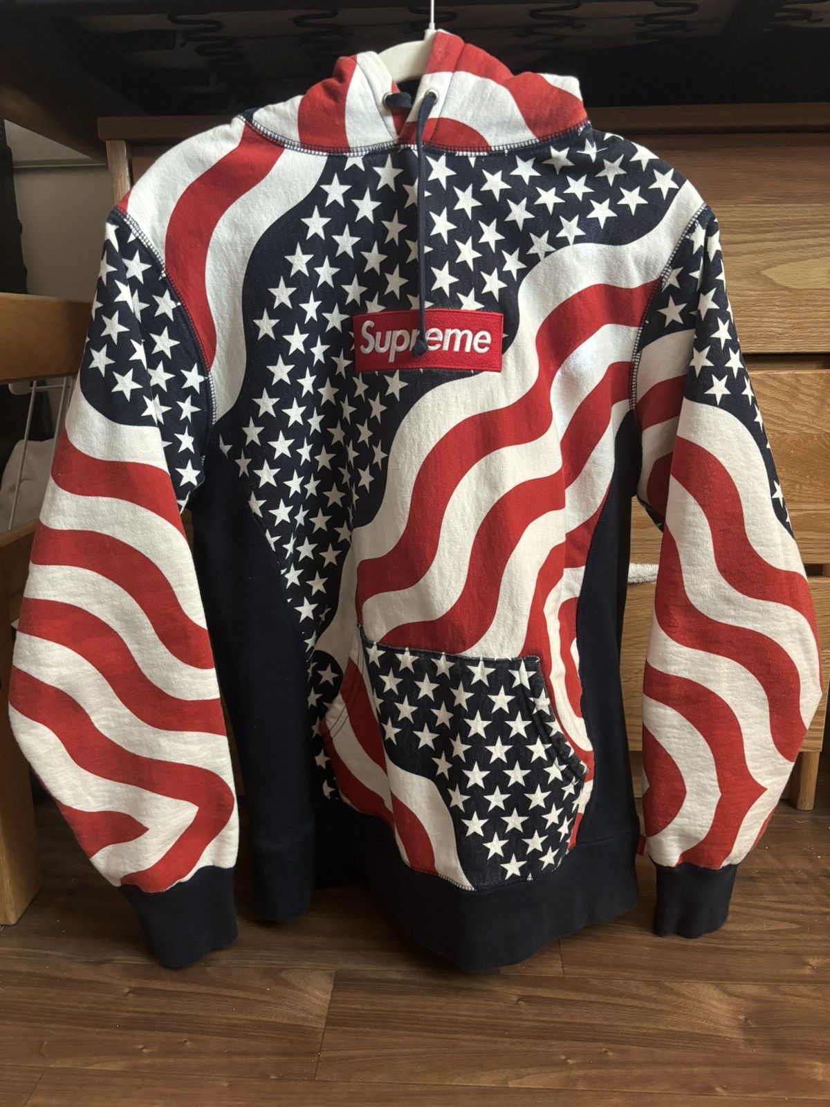 Supreme USA American Flag Box Logo | Grailed