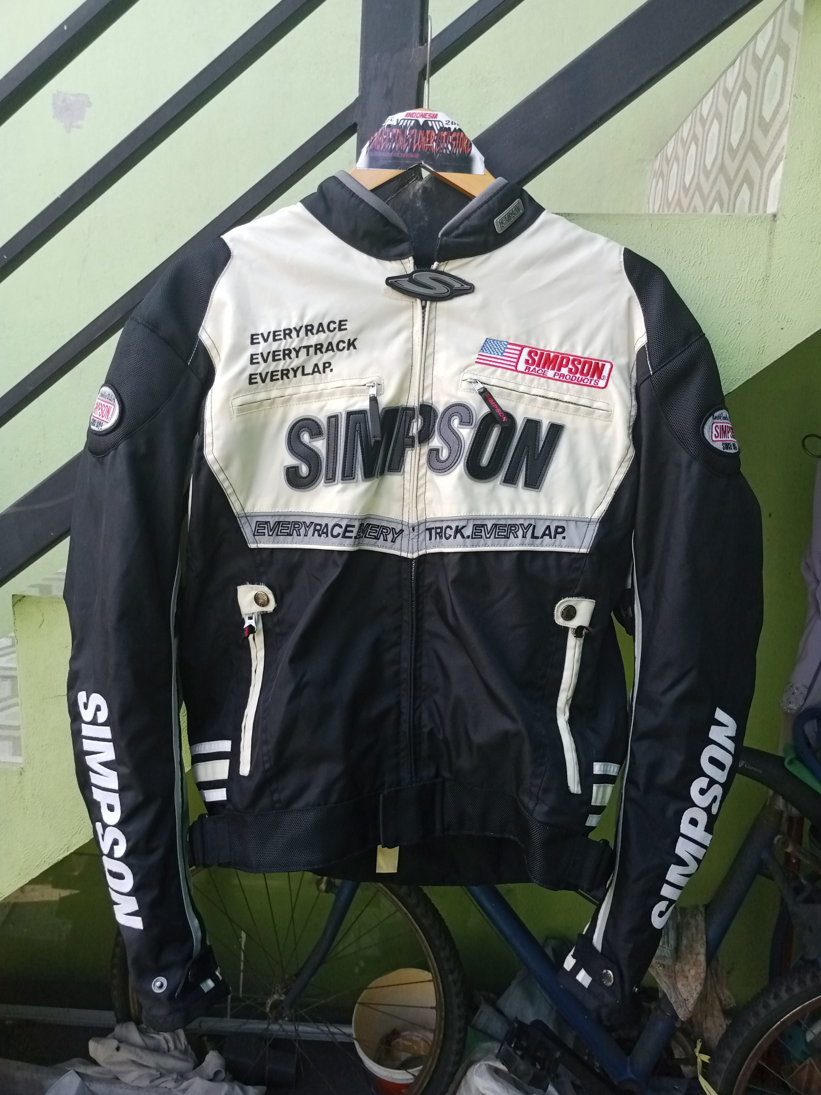 Vintage Vintage Simpson Racing Jacket | Grailed