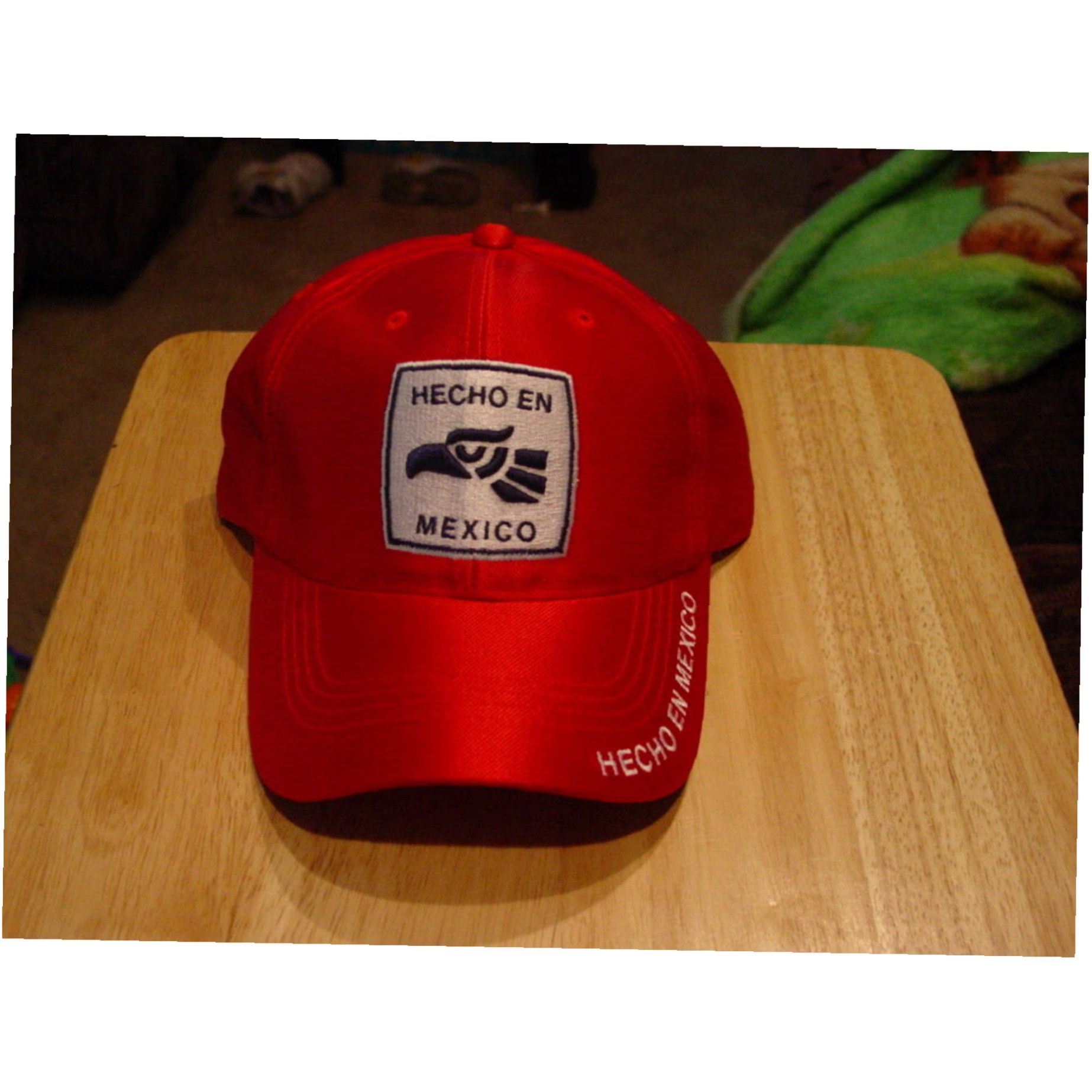 Vintage Authentic Mexican Made Classic Red Baseball Cap Style Number ...