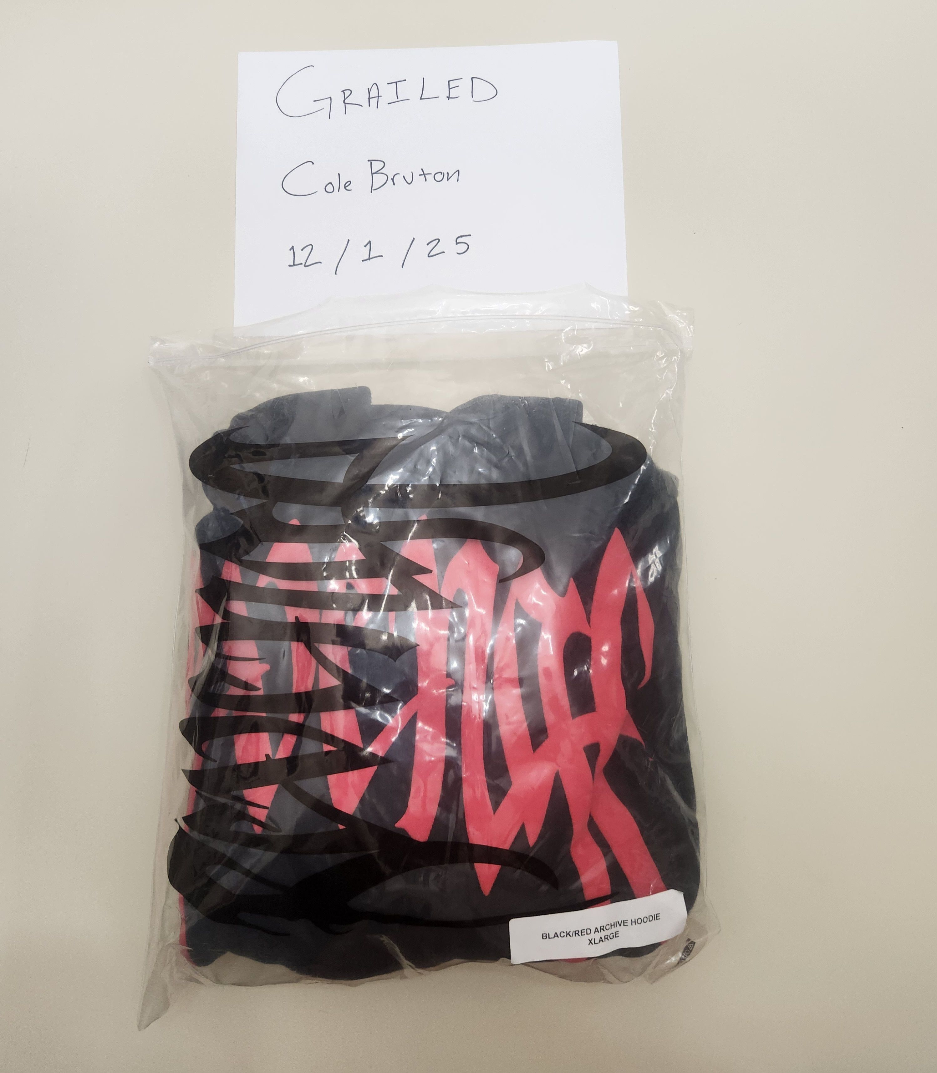 Revenge Revenge Demon Archives Bred Hoodie | Grailed