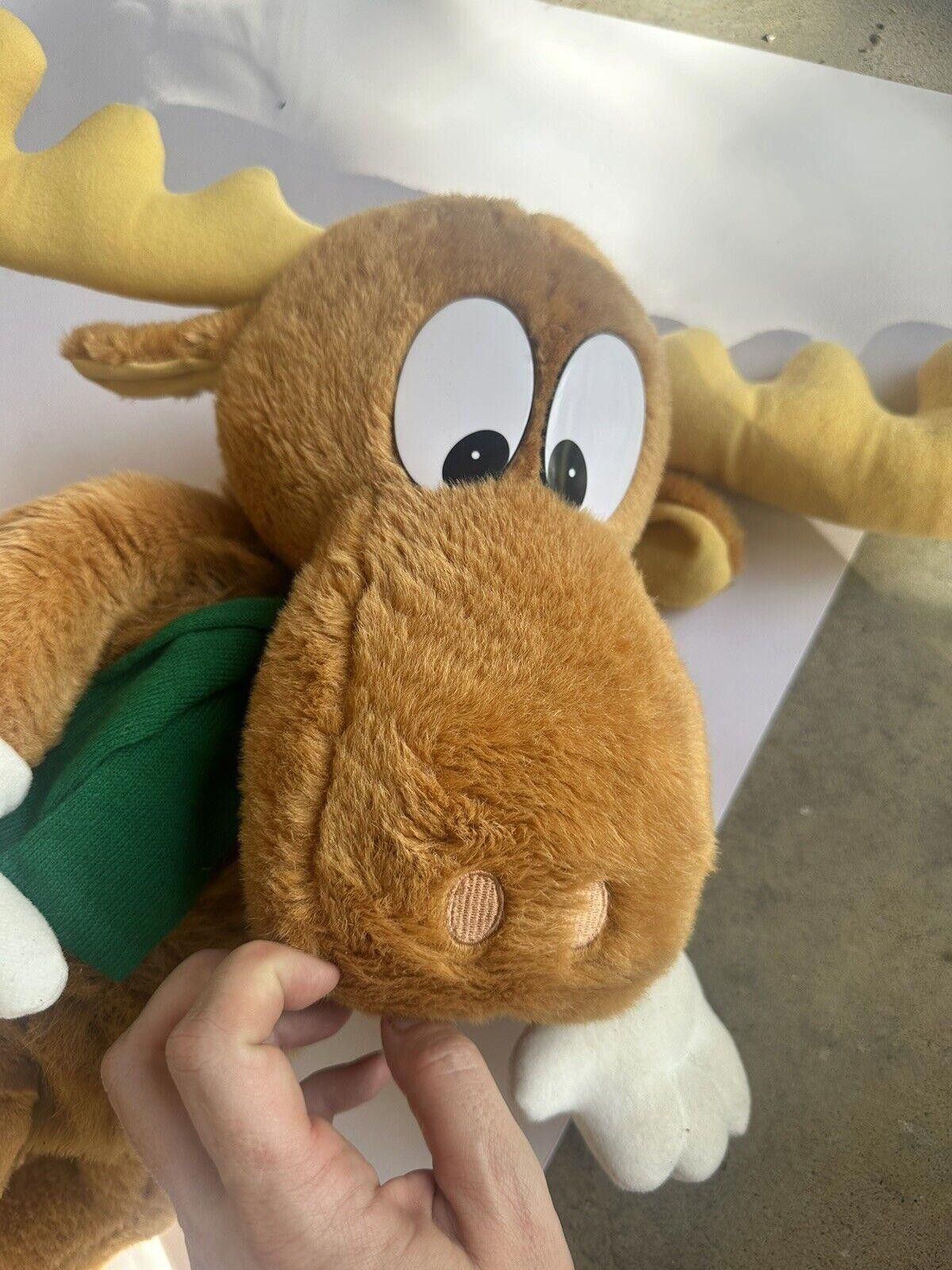 Designer Vintage Bullwinkle Moose Plush Stuffed 1996 Macy’s 24 inch ...